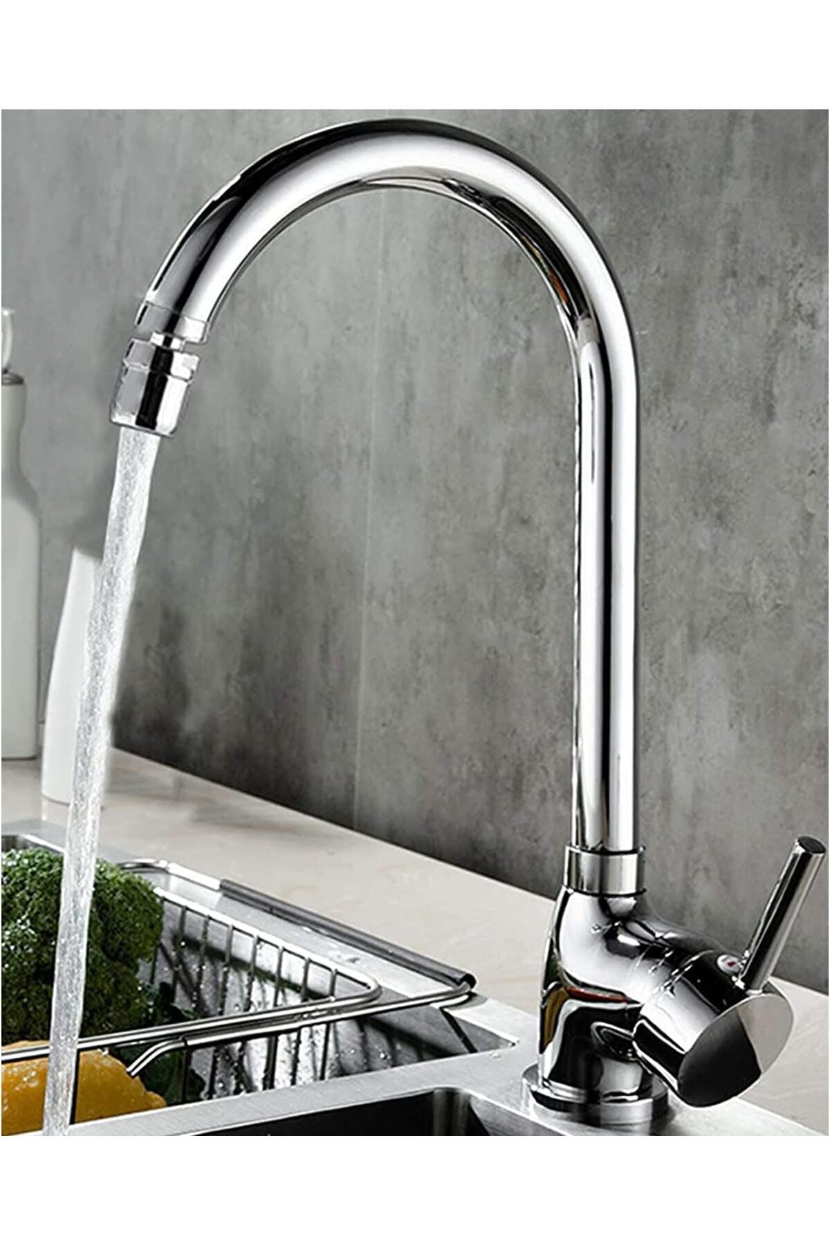 starnewstore Tx Pirinç 360° Oynar Başlıklı Mutfak Evye Bataryası Tex ...