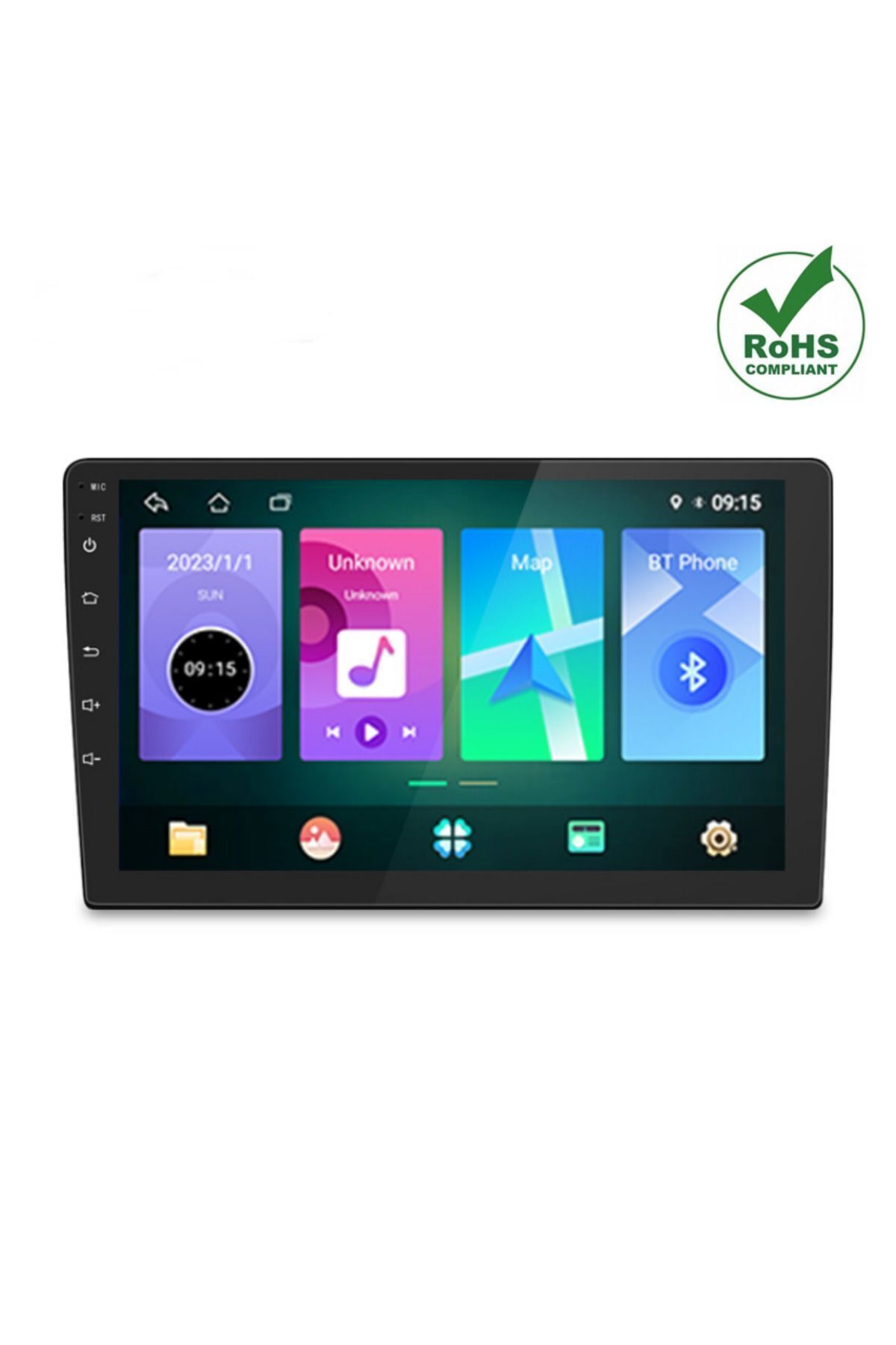 Reidan 10"inç Araç HD Ekran Dokunmatik Navigasyon Ekran teyp Android ...