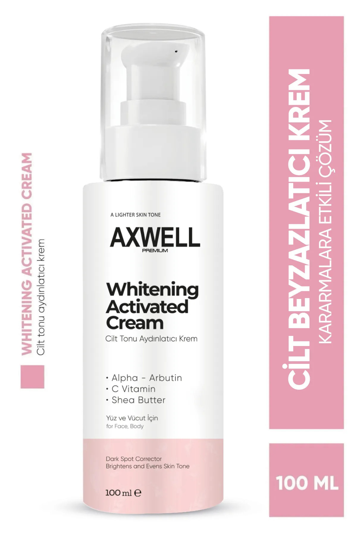 AXWELL PREMIUM Premium Leke Karşıtı Cilt Beyazlatıcı Krem 100ml ...