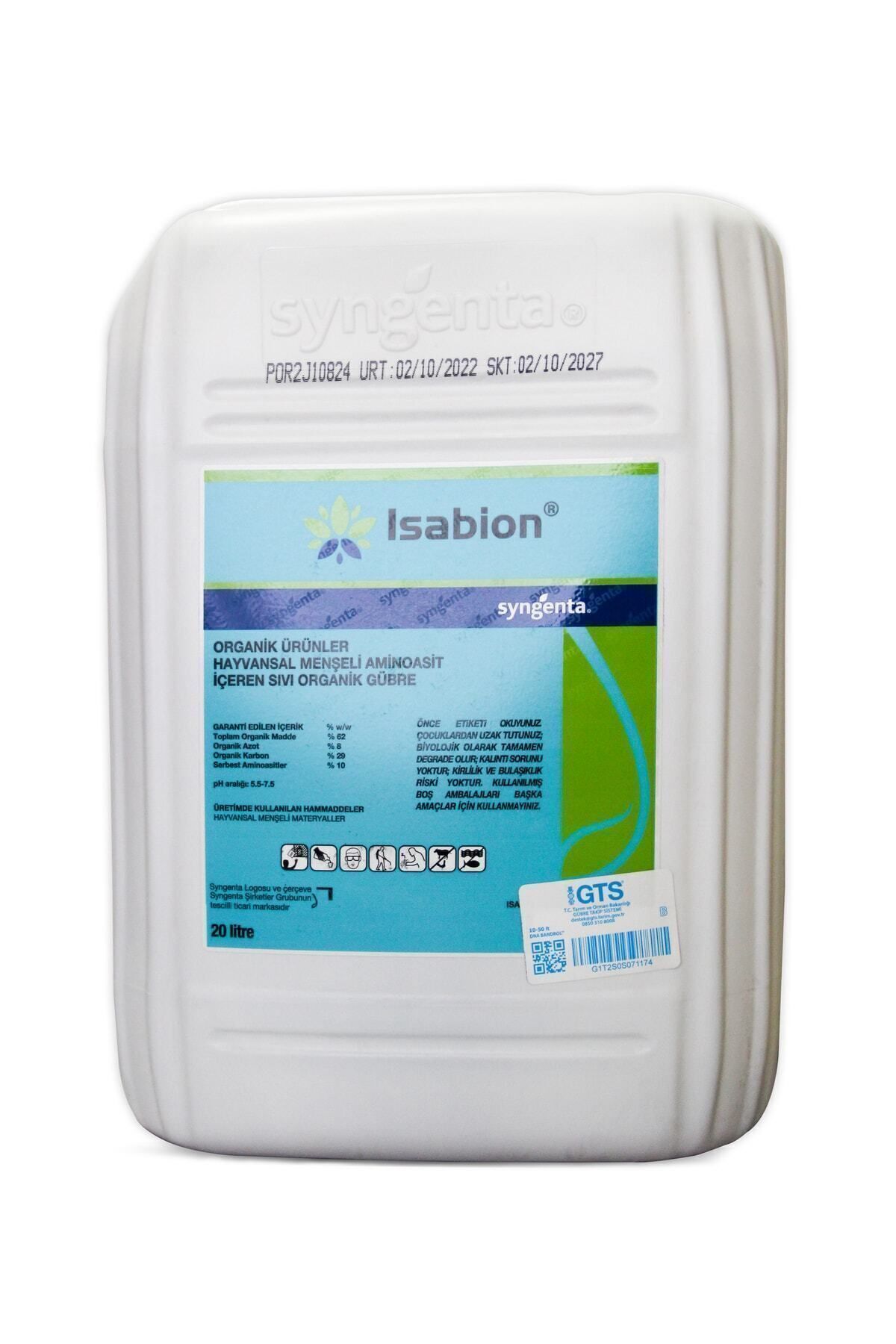 syngenta Isabion Hayvansal Menşeili Amino Asit 20 lt Fiyatı, Yorumları ...