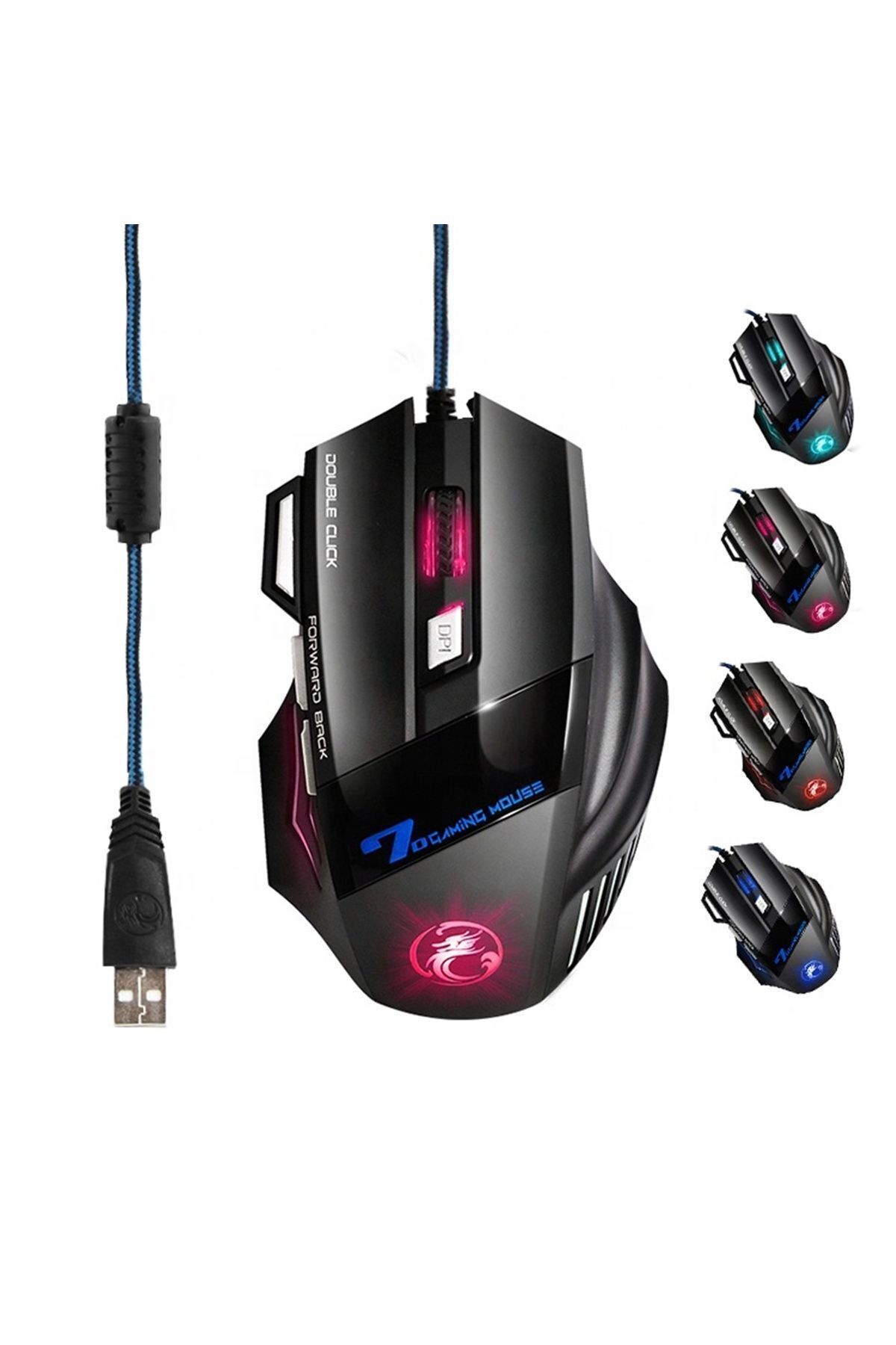 Reidan Optik Gaming Oyuncu Mouse Makro Pro Gaming Ateş Tuşlu Usb Oyuncu ...