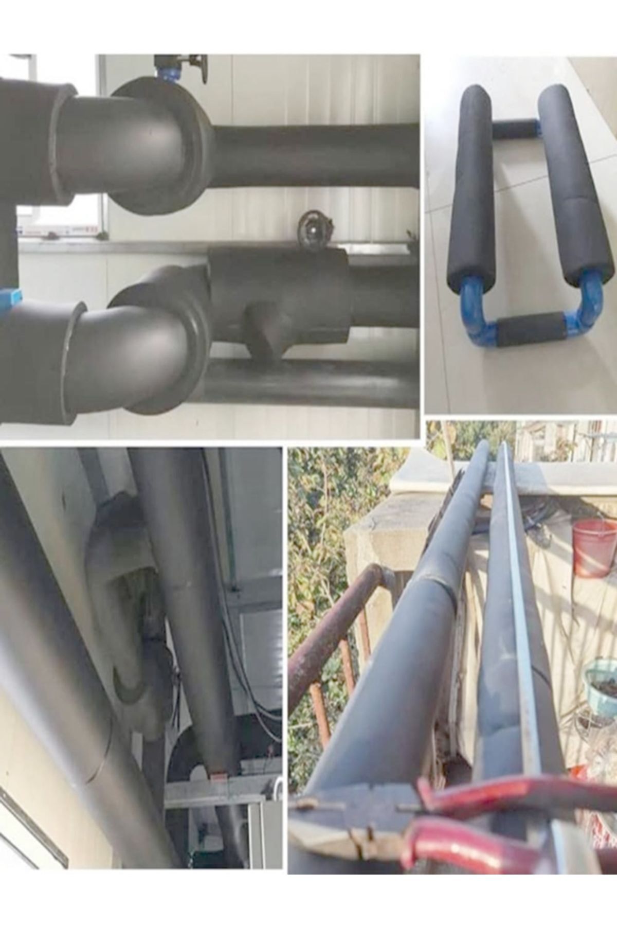 BANT EVİ Kauçuk Boru İzolasyonu 1.1/4" İç Çap 42mm, 13mm Et Kalınlık ...