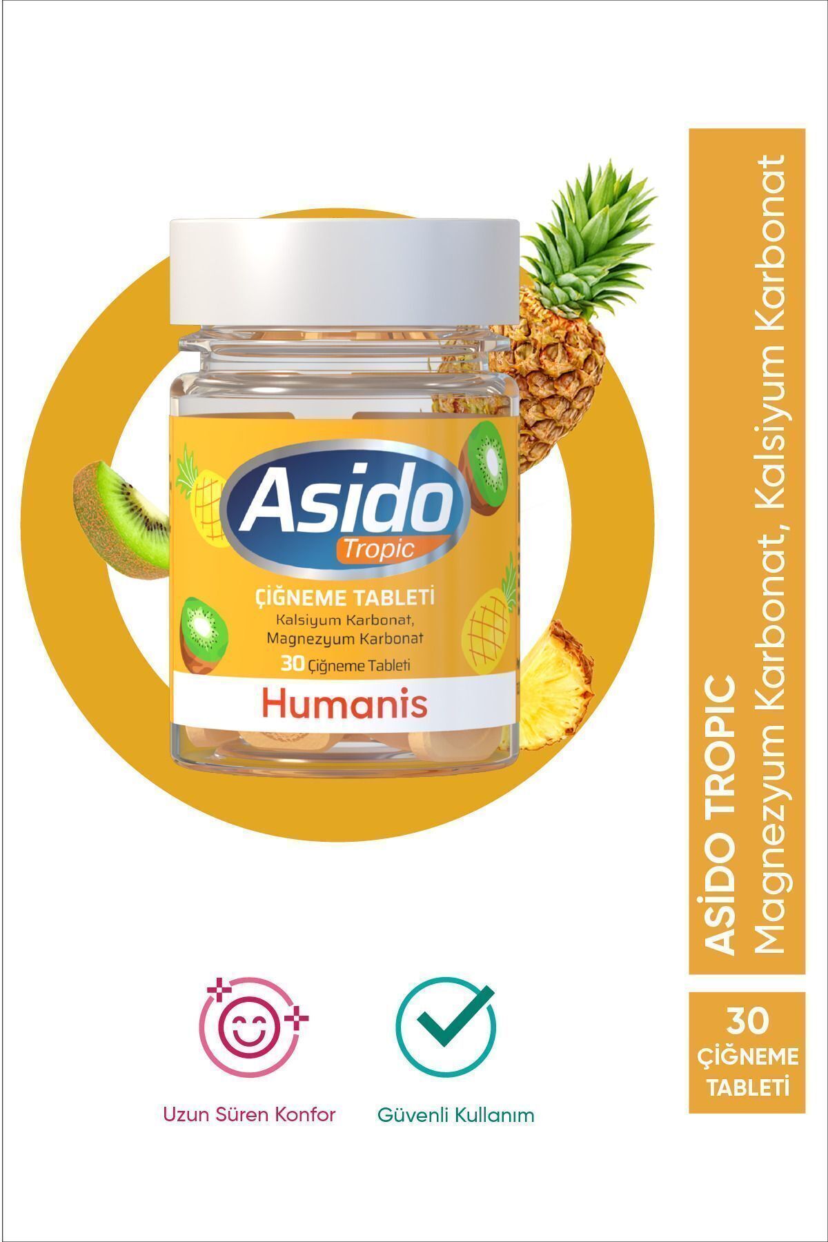 Humanis Asido Tropic 30 Çiğneme Tablet Fiyatı, Yorumları - Trendyol