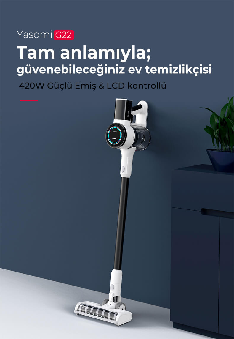 Yasomi G22 Plus Uv 29000 Pa Şarjlı Dikey Süpürge ( Türkiye Garantili ) - Fiyatı, Yorumları