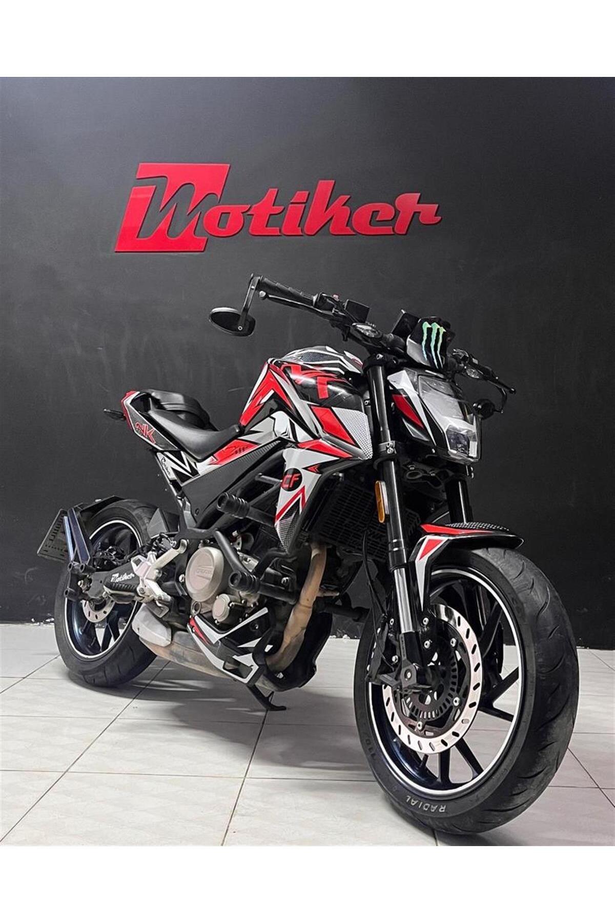 Motiker CF MOTO NK 250 Kırmızı Gri Full Desen Parça Takım Sticker ...