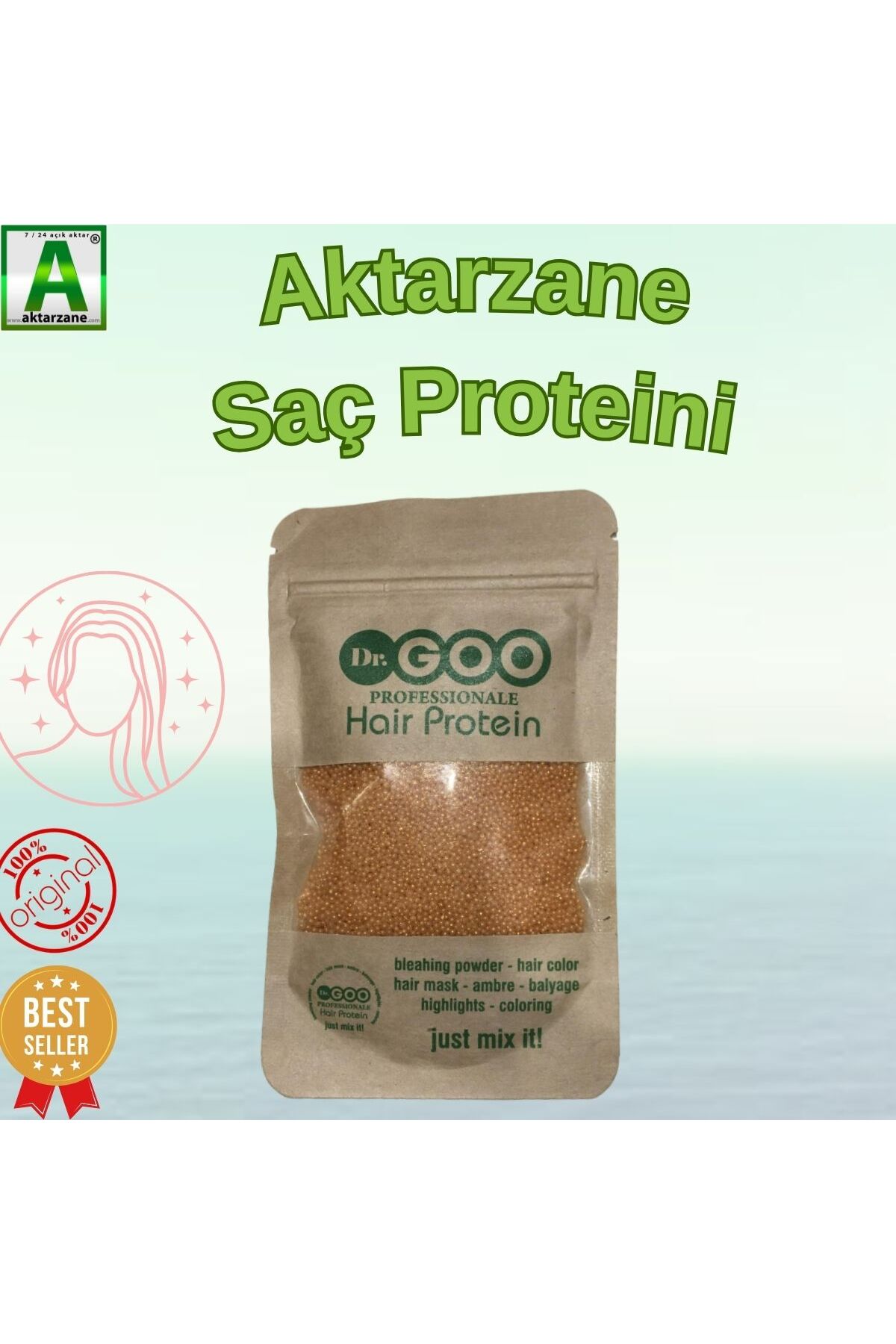 Aktarzane HAIR PROTEIN SAÇ PROTEİNİ (SAÇ MASKESİ, AMBER, BOYAMA ...