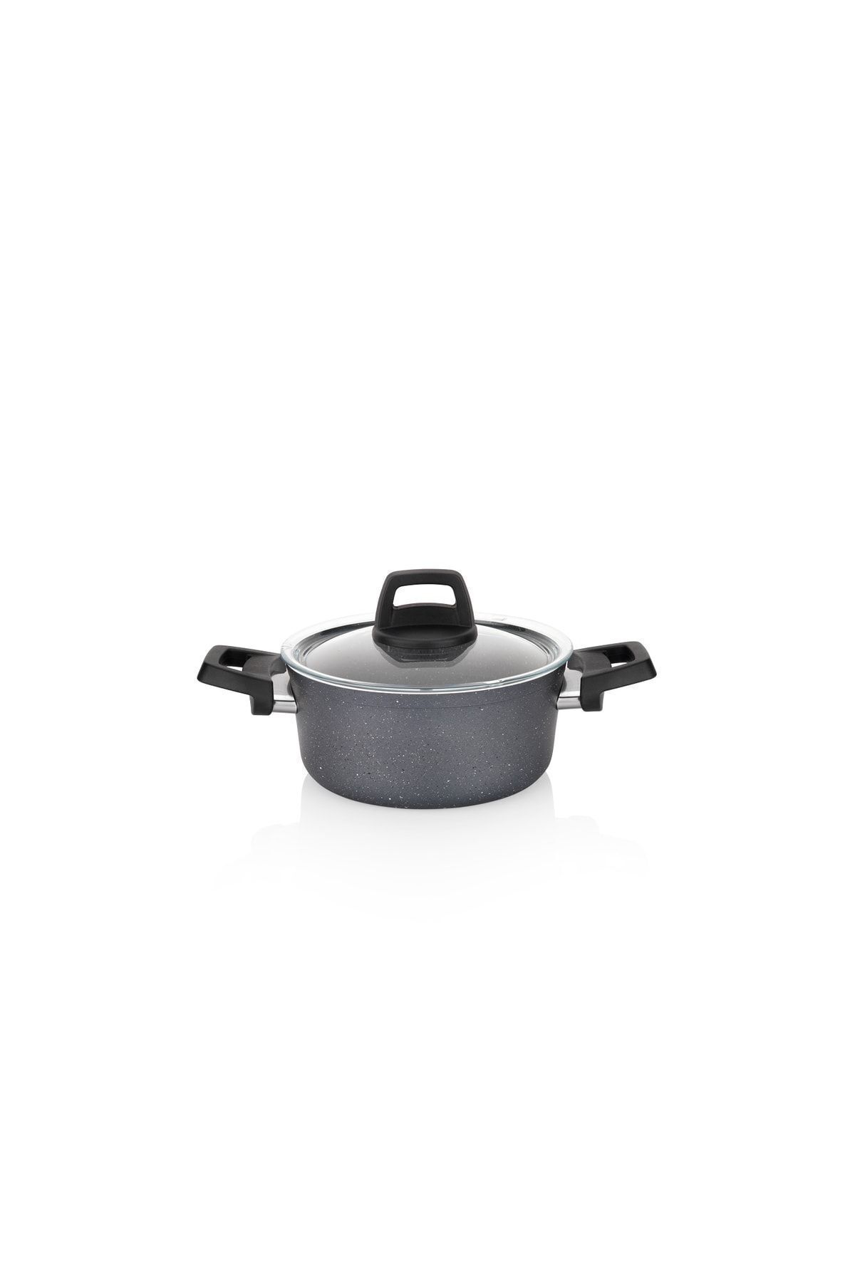Schafer Ashen Fireproof Non-Stick Cookware Set 9 Pieces-grey - Trendyol