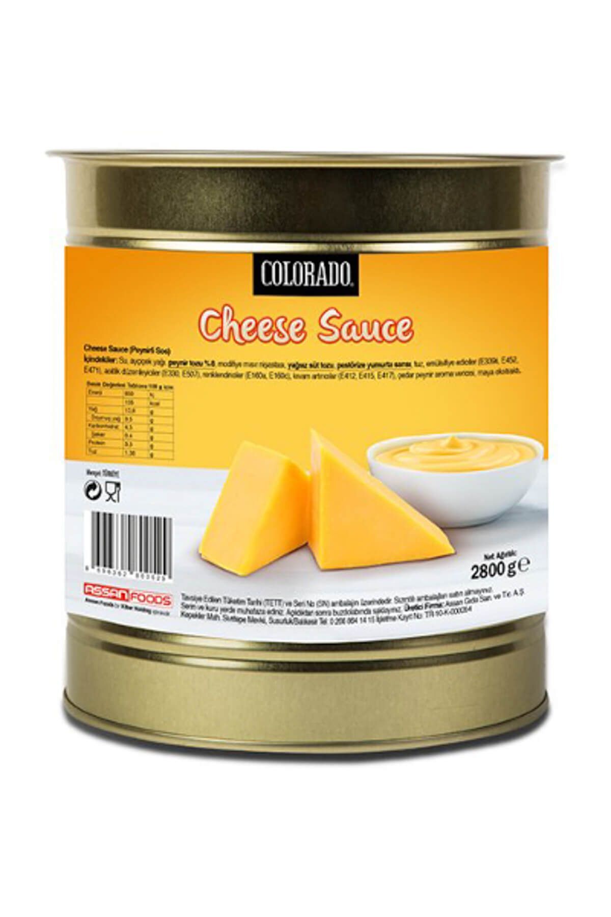 Colorado Cheddar Cheese Sos, Cheddar Peynir Sos, 2800 gr - Fiyatı ...