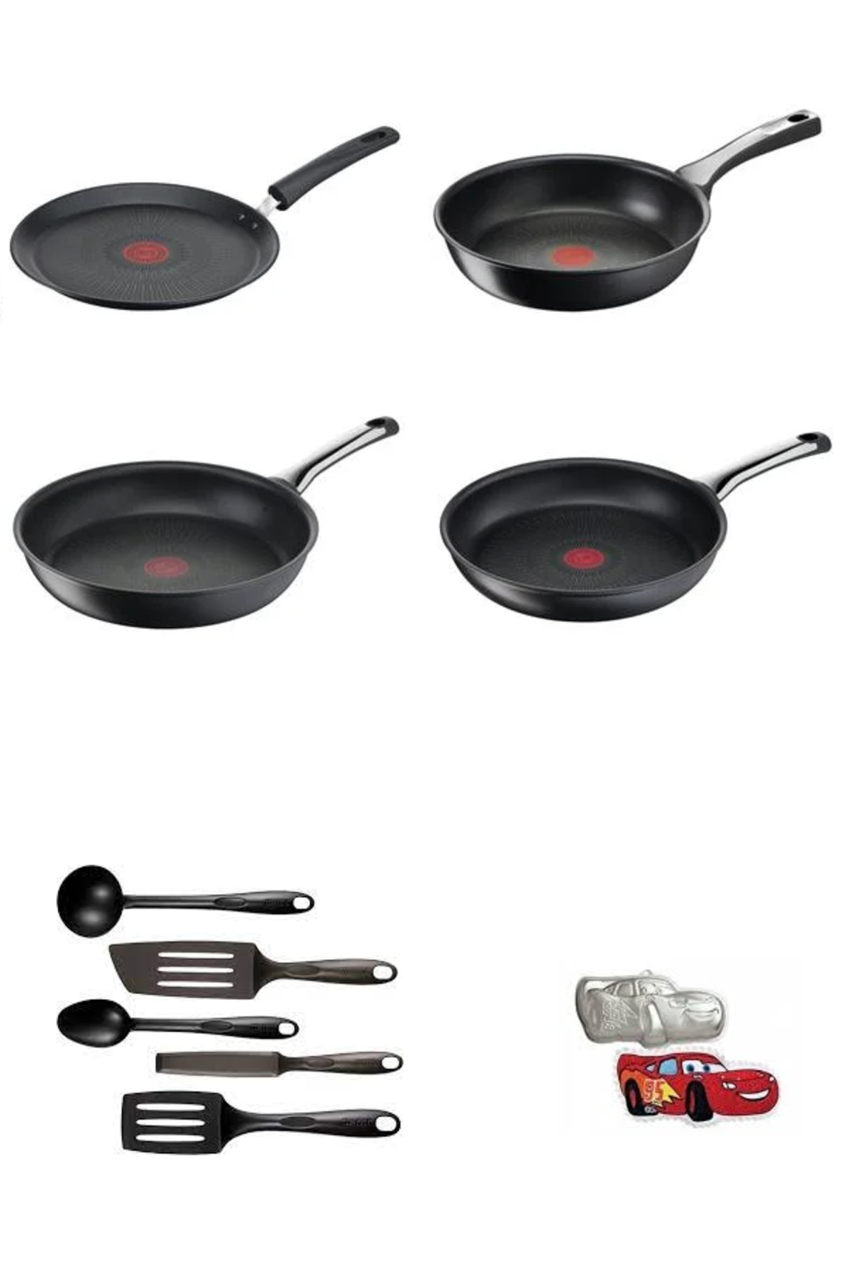TEFAL Titanyum 6x Indüksiyon Tabanlı Tava Seti 10 Parça - Fiyatı, Yorumları