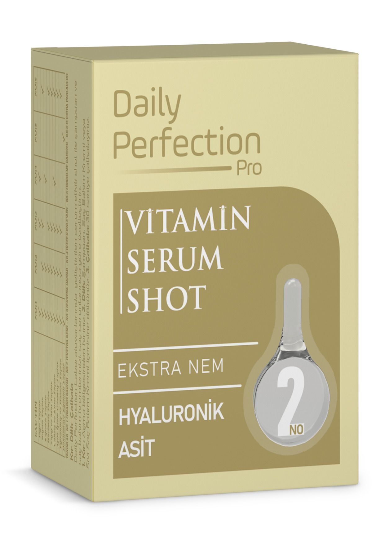 DAILY PERFECTION PRO Vitamin Serum Shot No:2 Ekstra Nem 2x6 ml Fiyatı ...