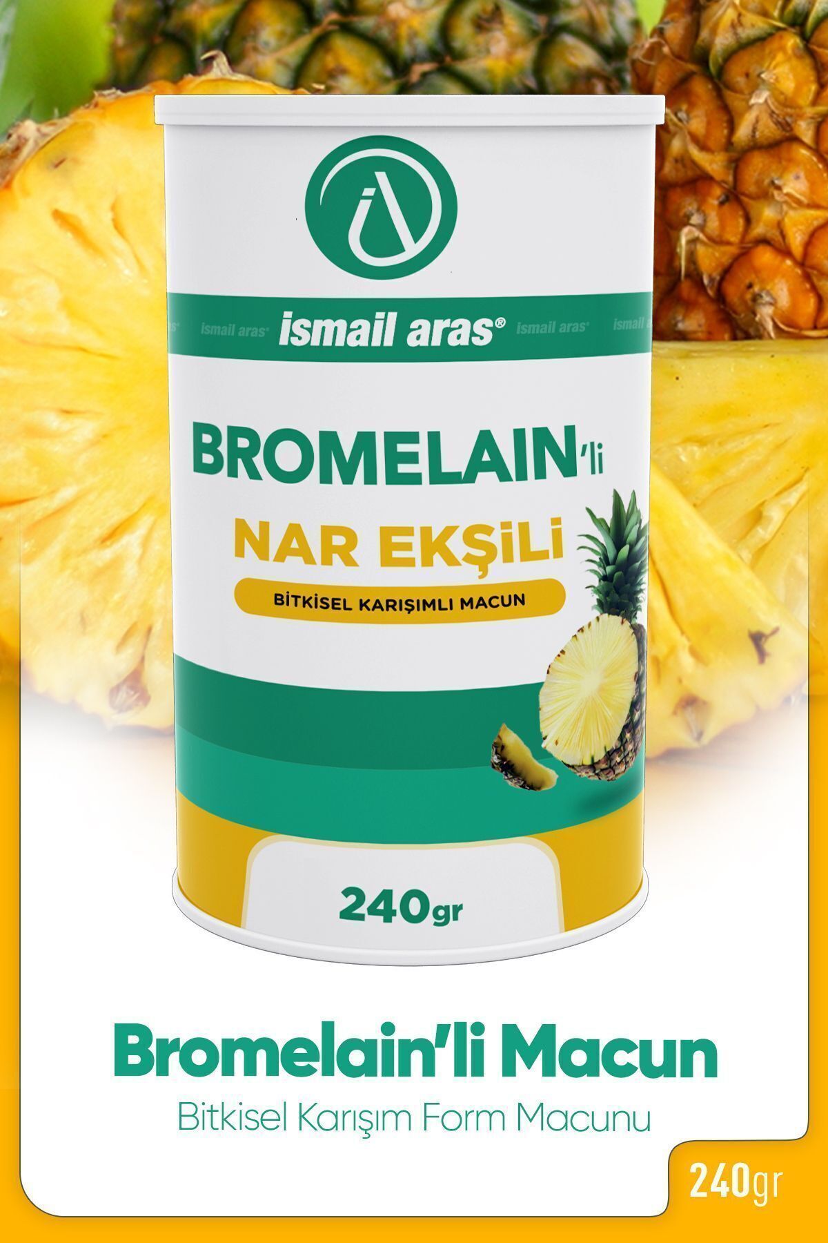 İsmail Aras Bromelain'li Nar Ekşili Form Macunu 240 GR - Fiyatı, Yorumları