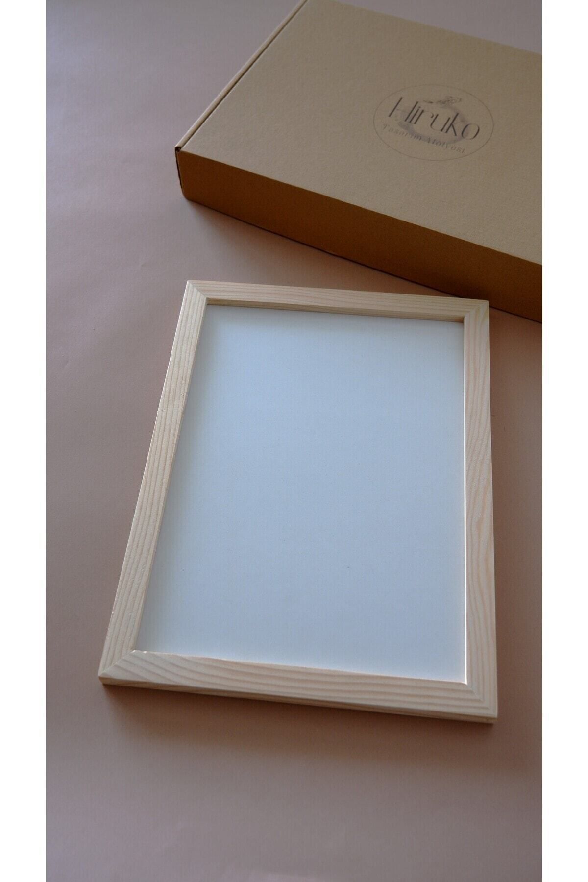 Hiruko Tasarım Atölyesi Ahşap Çerçeve Iç Ölçü 21x30 Cm A4 Premium Siyah ...