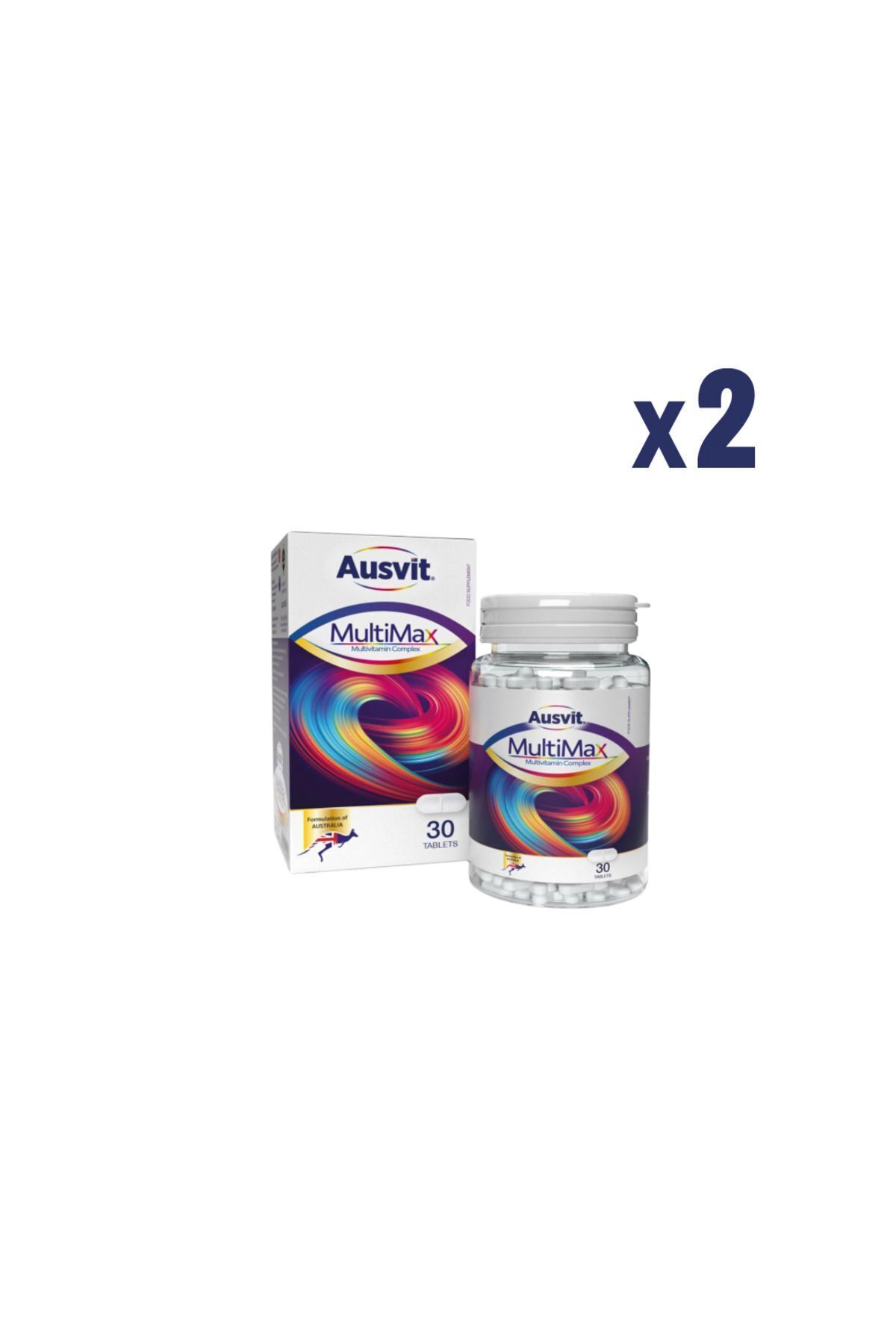 Ausvit Multimax Adult – İki Kutu - Multivitamin ve Multimineral İçeren ...