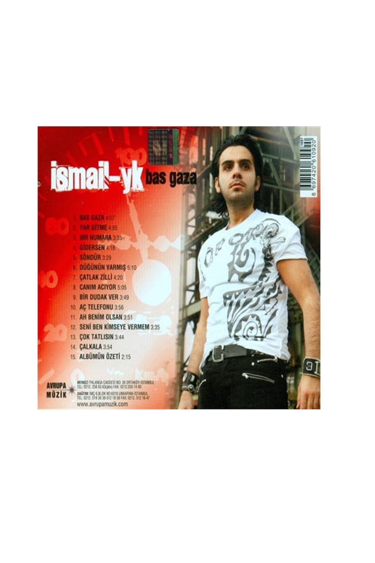 Avrupa Müzik Ismail Yk Bas Gaza ( Cd ) - Fiyatı, Yorumları