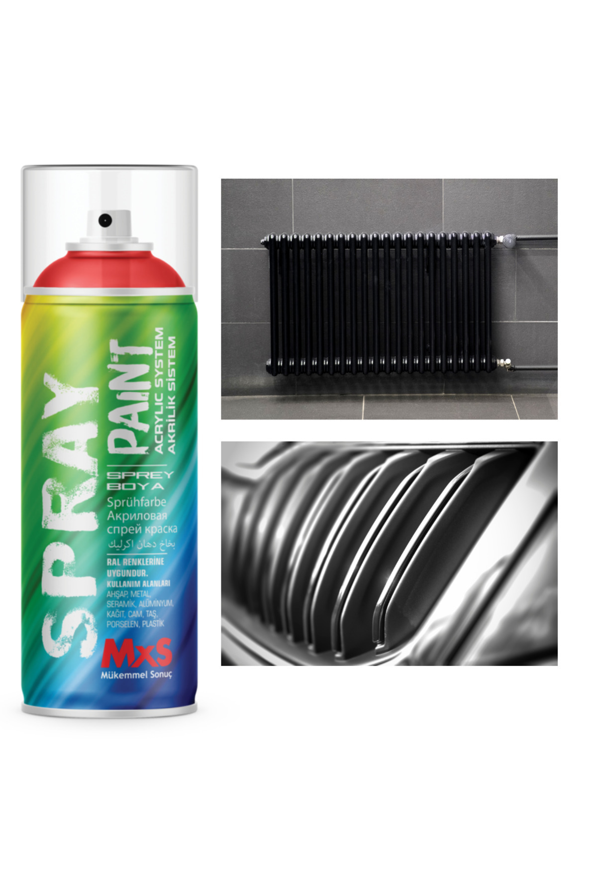 MxS PREMİUM RADYATÖR-KOMBİ-KALORİFER- PETEK ÖZEL YAPIM SPREY BOYA 400 ML - Fiyatı, Yorumları
