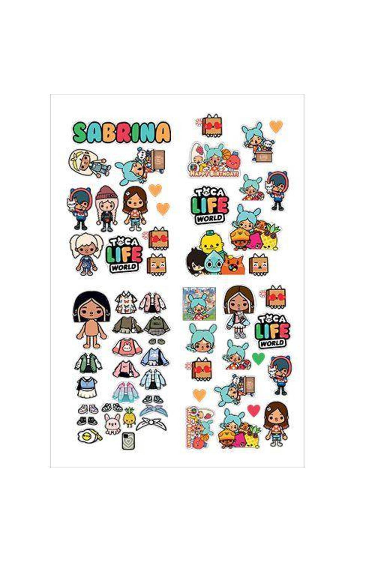 Parti Dükkanım Toca Boca Sticker 33*48 cm Fiyatı, Yorumları - Trendyol