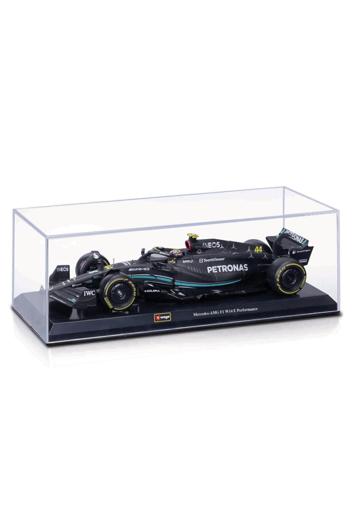 Burago Formula 1 Mercedes F1 W14 Lewis Hamilton 1/24 Diecast Model ...