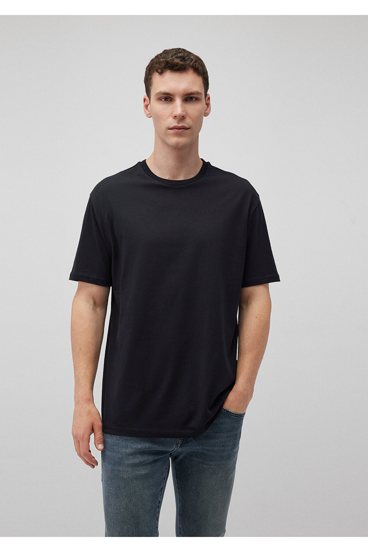 Mavi 2li Erkek Basic Tişört Loose Fit / Bol Rahat Kesim 0612317-70075 ...