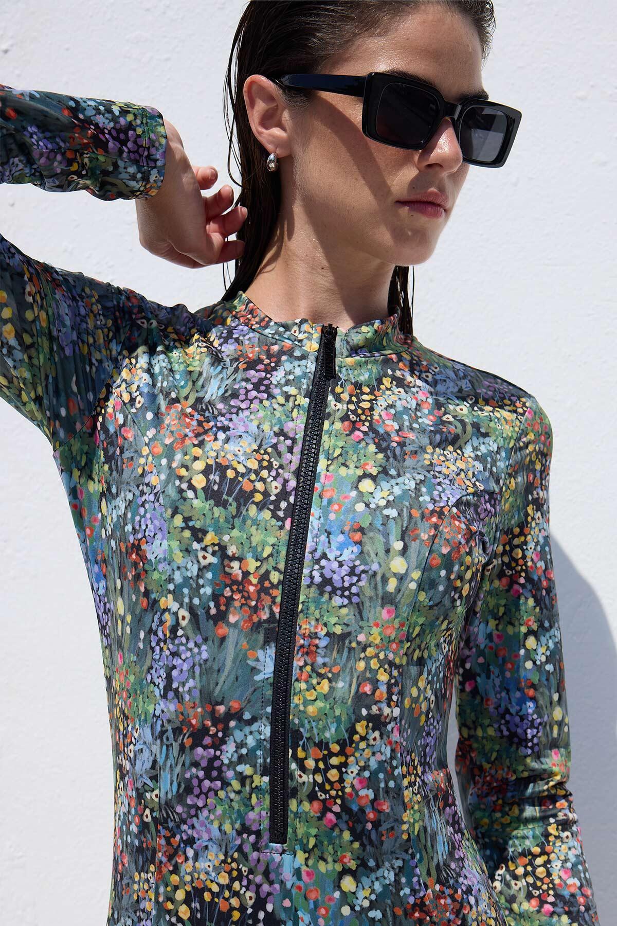 Manuka Desenli Fermuarlı Surf Mayo Tıny Flower Fiyatı, Yorumları - Trendyol