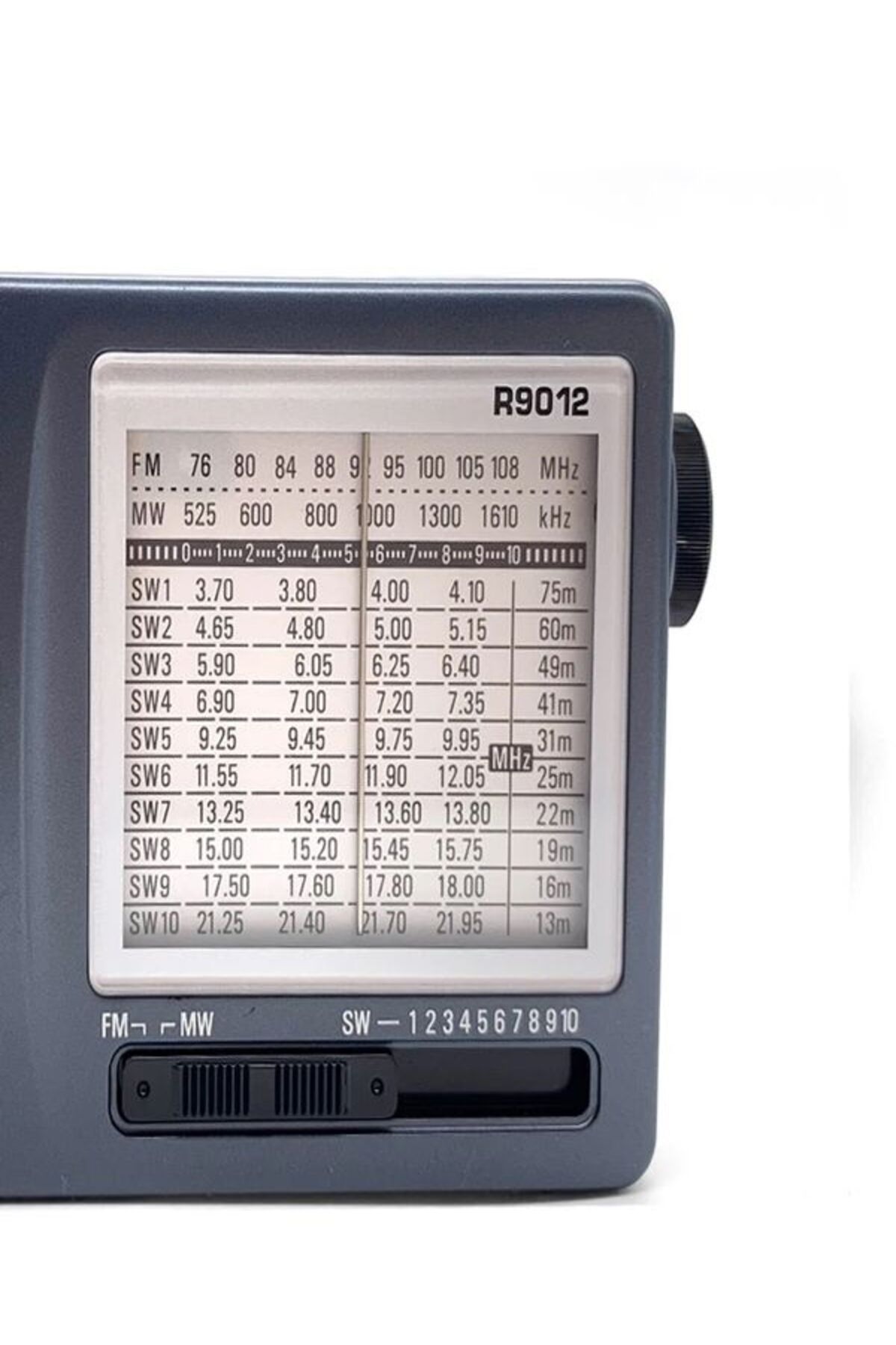 ULTRATEKNO TECSUN R-9012 Taşınabilir Analog Radyo Kısa Dalga FM Stereo Alıcı 12 Bantlı Dünya ...