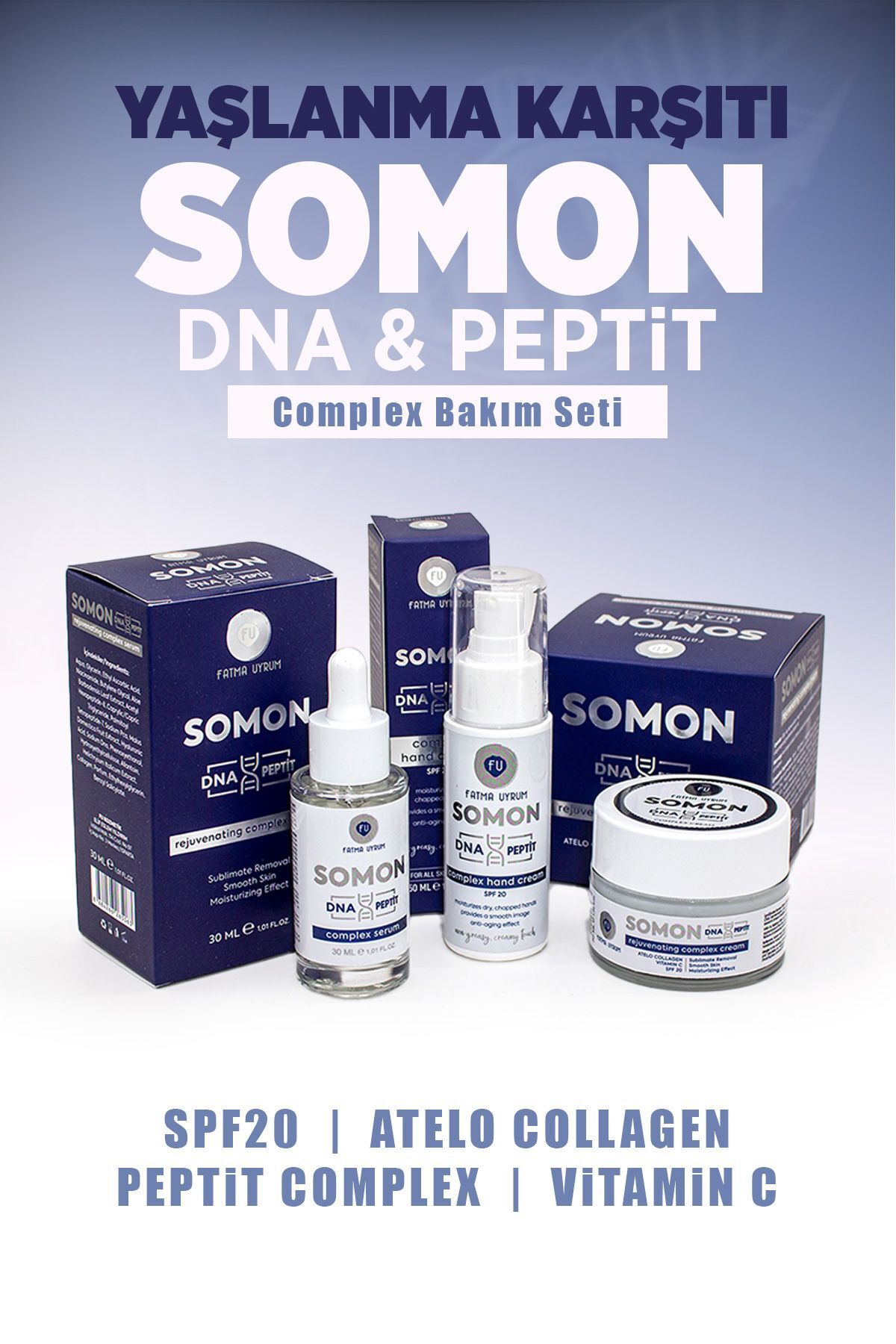 FU Fatma UYRUM Fu Kozmetik | Somon Dna & Peptit Yaşlanma Karşıtı Bakım SetiFiyatı, Yorumları ...