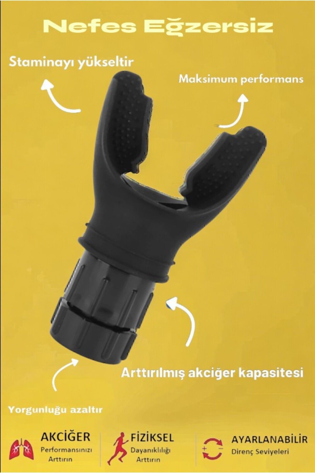 Markanyon Nefes Egzersiz Aleti - BreathMaximizer- İron Lung - Seviye ...