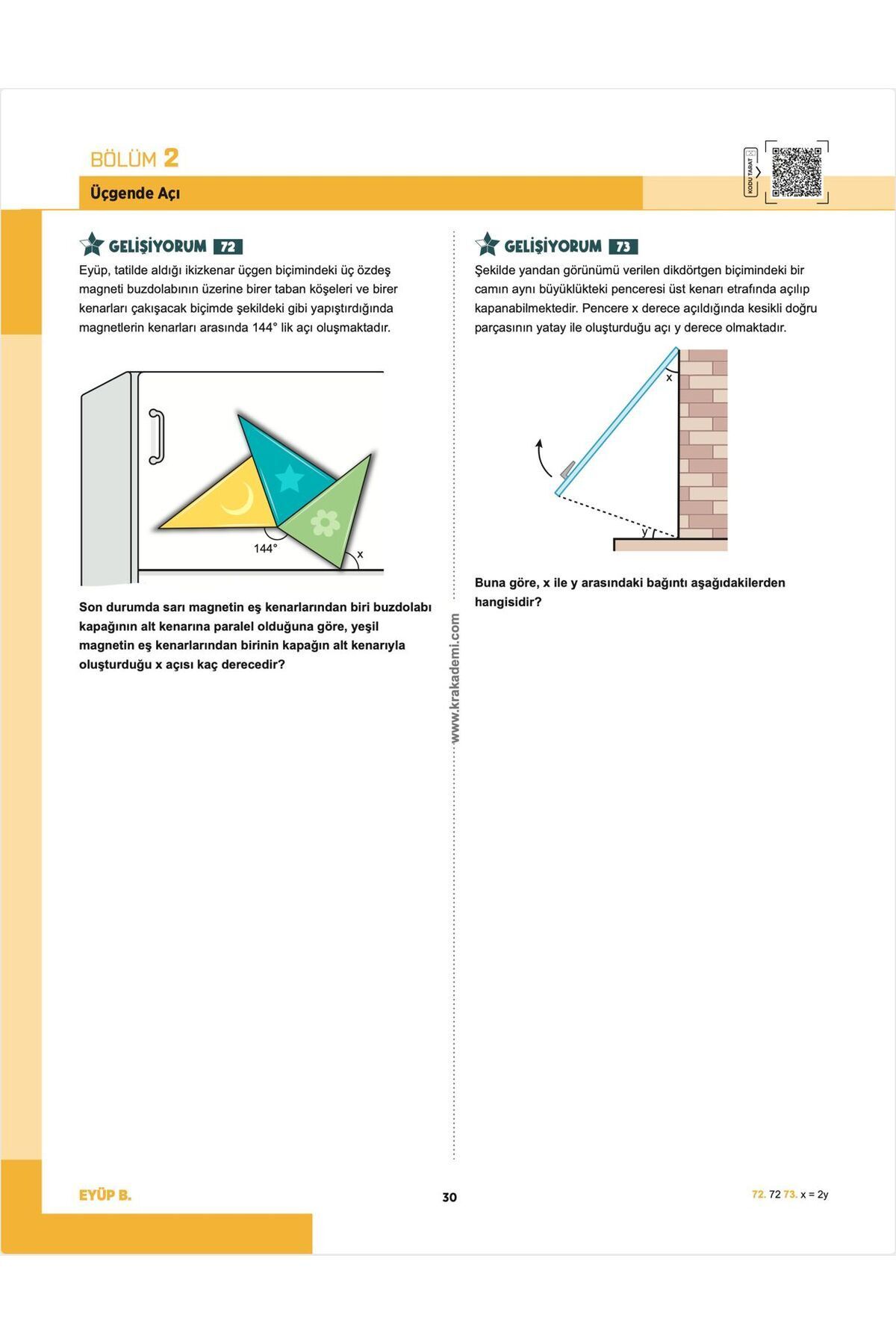 KR Akademi Yayınları Eyüp B. Tyt Ayt Geometri Video Ders Kitabı - Fiyatı, Yorumları