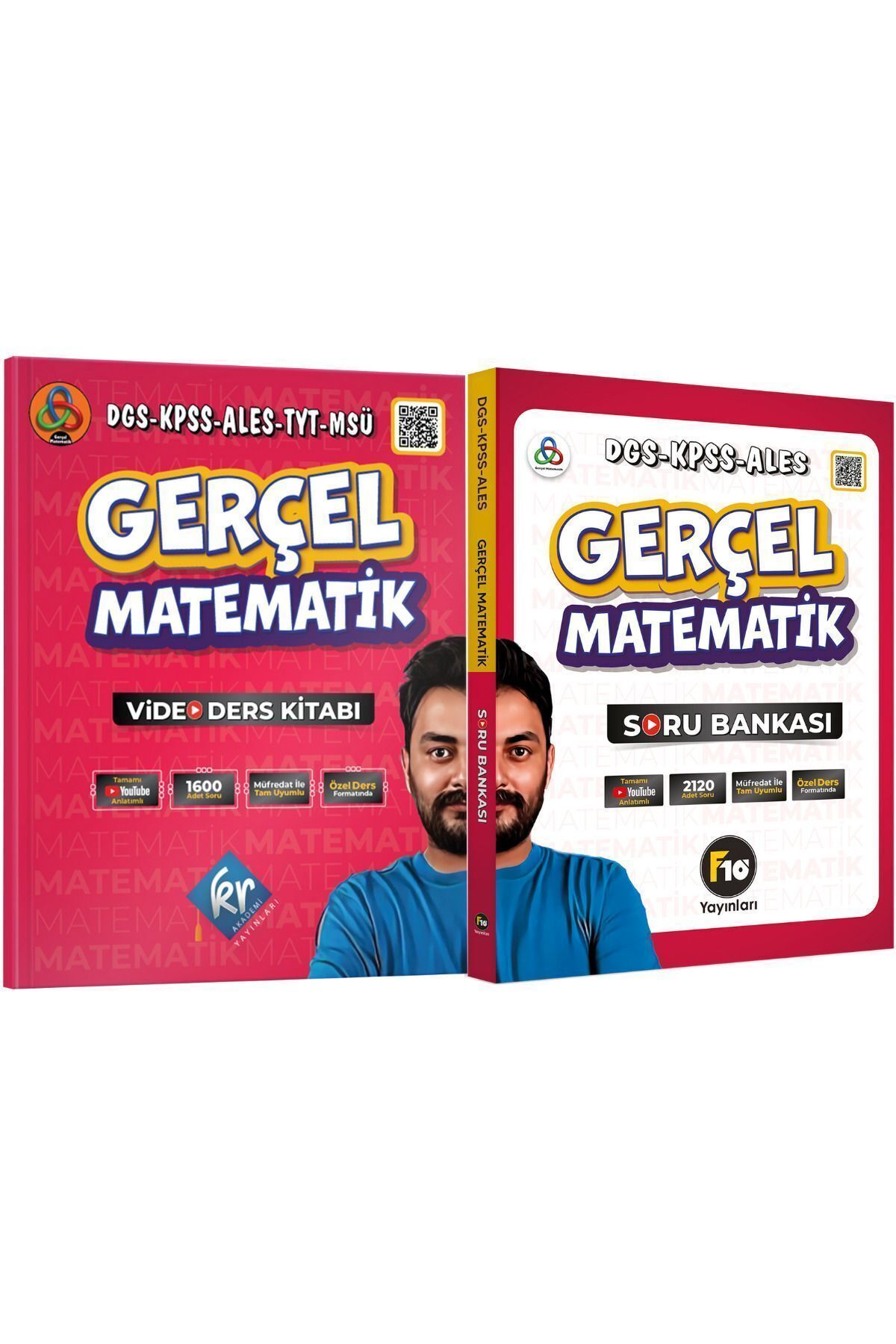 KR Akademi Yayınları Gerçel Matematik DGS KPSS ALES Video Ders Kitabı ...