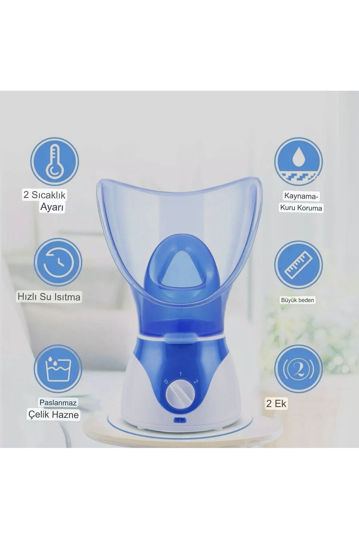 GGbell Yüksek Kaliteli Yüz ve Burun Buhar Makinası - Bitkisel Spreyler ...