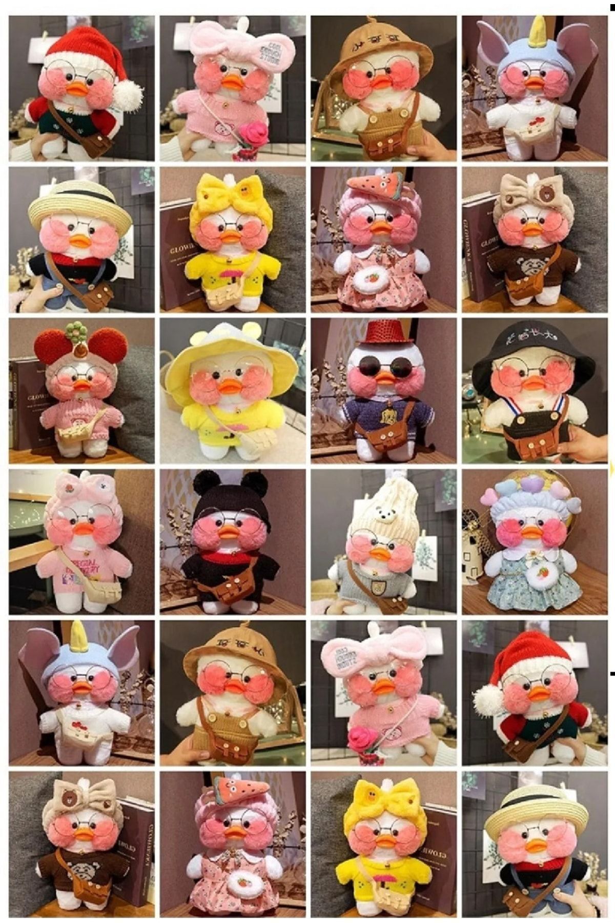 OYUNCAKSAHİLİ Lalafan Fan Duck Peluş Gözlük Omuz Çanta Oyuncak Hulv ...