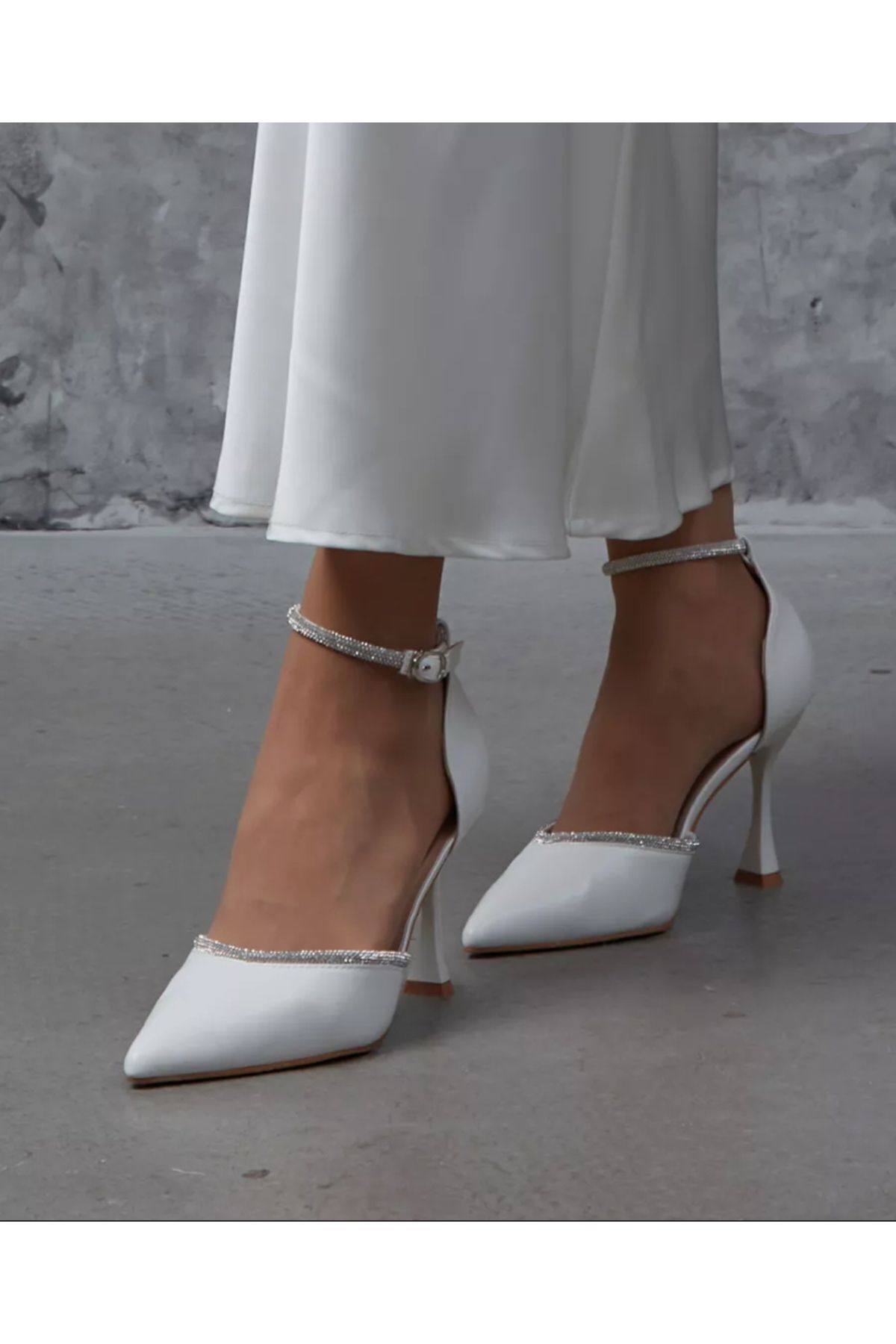 Felisya Butik Saten Taşlı Topuklu Abiye Ayakkabı - Fiyatı, Yorumları