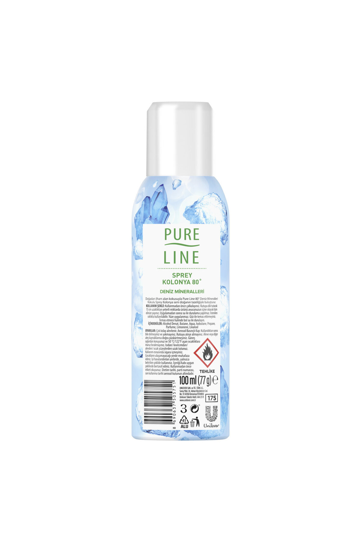 Pure Line Sprey Kolonya 80 D Deniz Mineralleri - Fiyatı, Yorumları