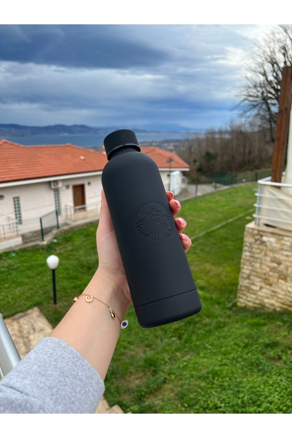 Starbucks Matte Black Water Bottle 19oz 561ml Tumbler Fiyat Yorumlar Trendyol