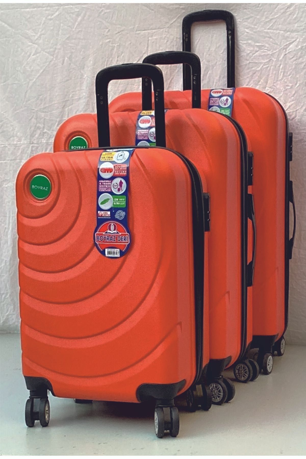 Captivex Kaliteli Abs Kırılmaz Valiz 3 Lü Set Fiyatı, Yorumları - Trendyol