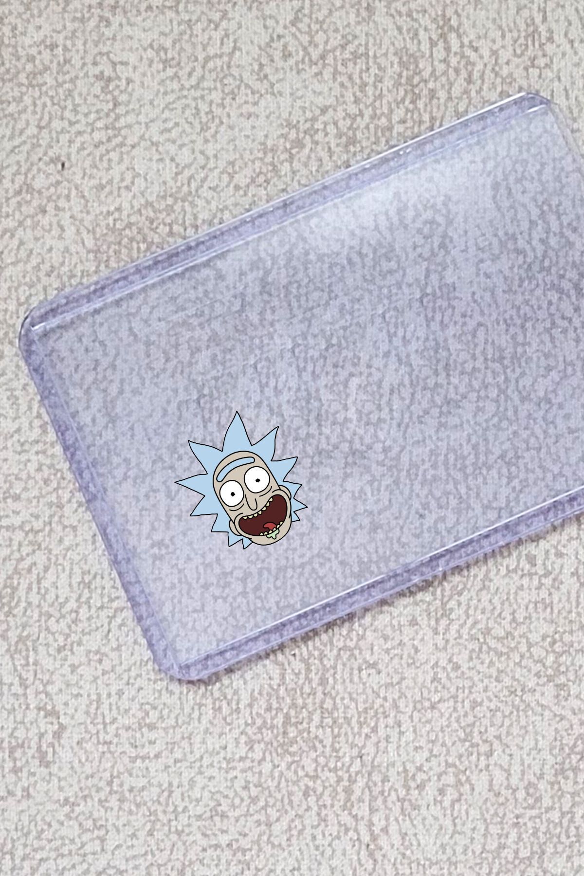 SARANG Mavi Kafa Rick And Morty Şeffaf Kimlik Kılıfı - Ehliyet, Nufüs ...