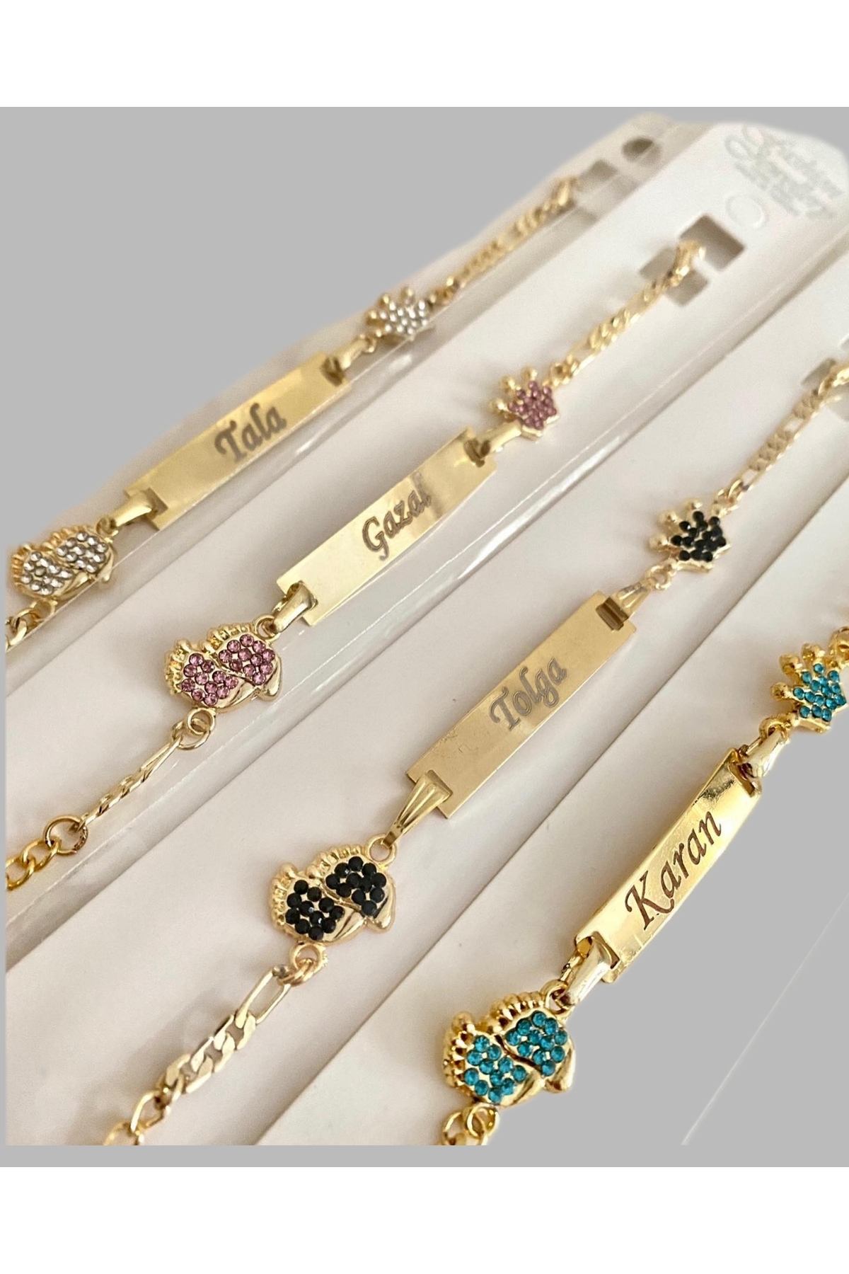 Serap Yılmaz Sahi 14 Ayar Altın Kaplama Kristal Taşlı Isimli Bebek ...