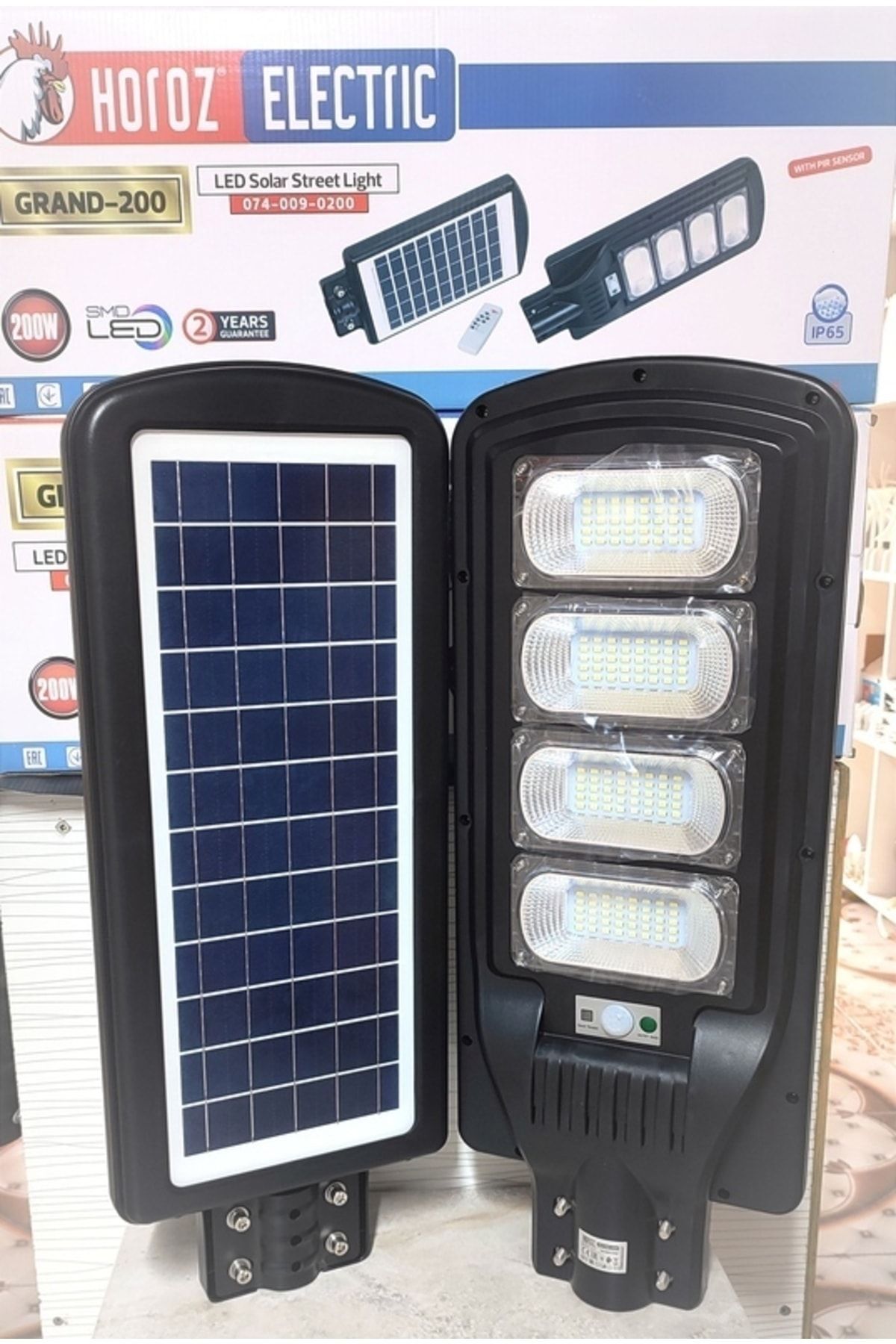 Horoz Electric 200 W Güneş Enerjili Ve Kumandalı Solar Lamba - Fiyatı ...