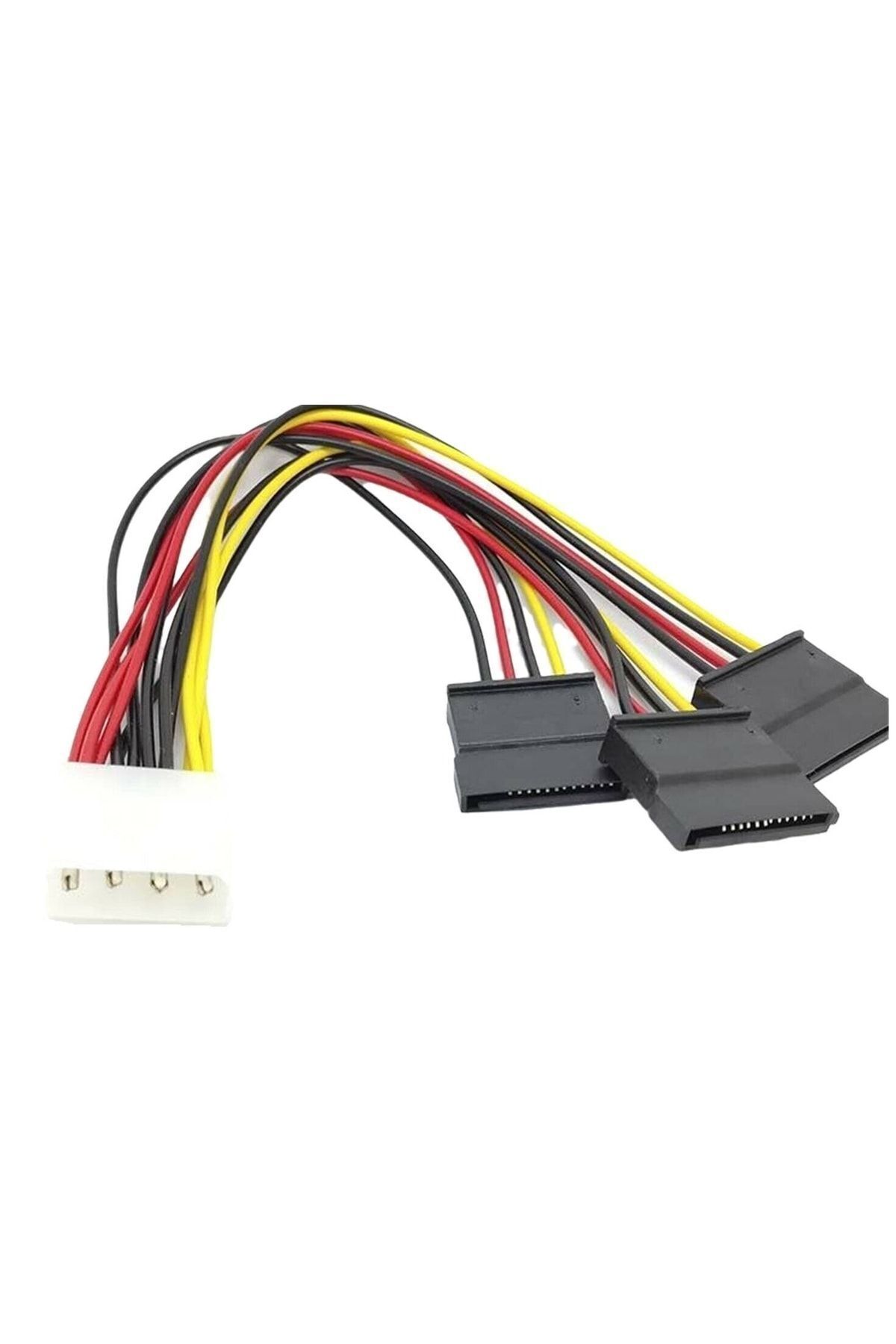 ulu 4985 Kasa Içi 3 Port Ide Molex Sata Power Hdd 4 Pin Güç Kablosu ...