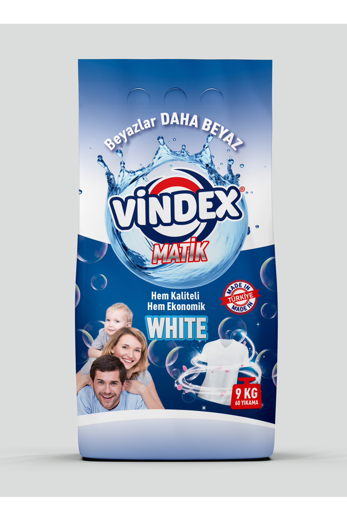 Vindex MATİK TOZ ÇAMAŞIR DETERJANI BEYAZLAR İÇİN 9 KG - Fiyatı, Yorumları