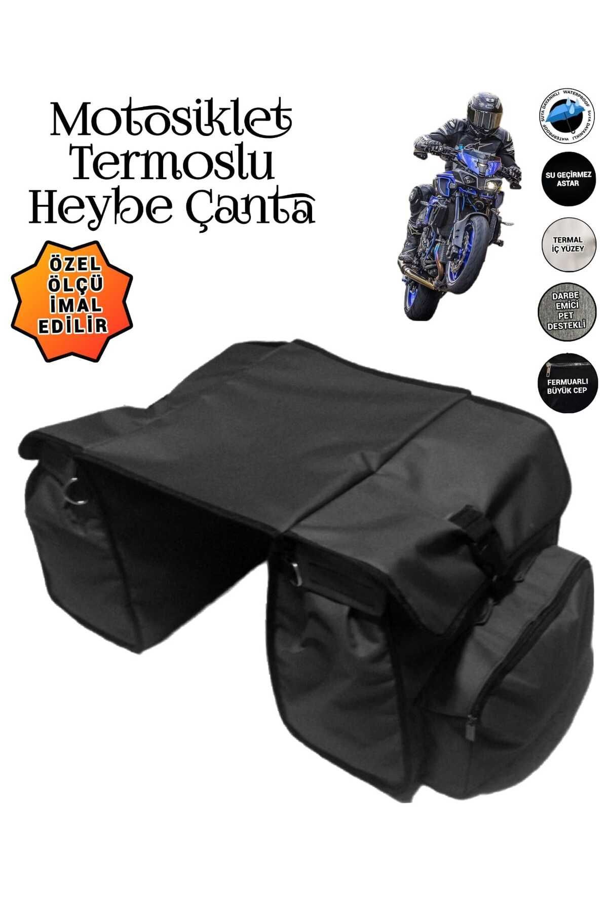 SEVBAGS MOTOSİKLET HEYBE ÇANTASI TERMAL TERMOSLU CEPLİ SİYAH Fiyatı ...