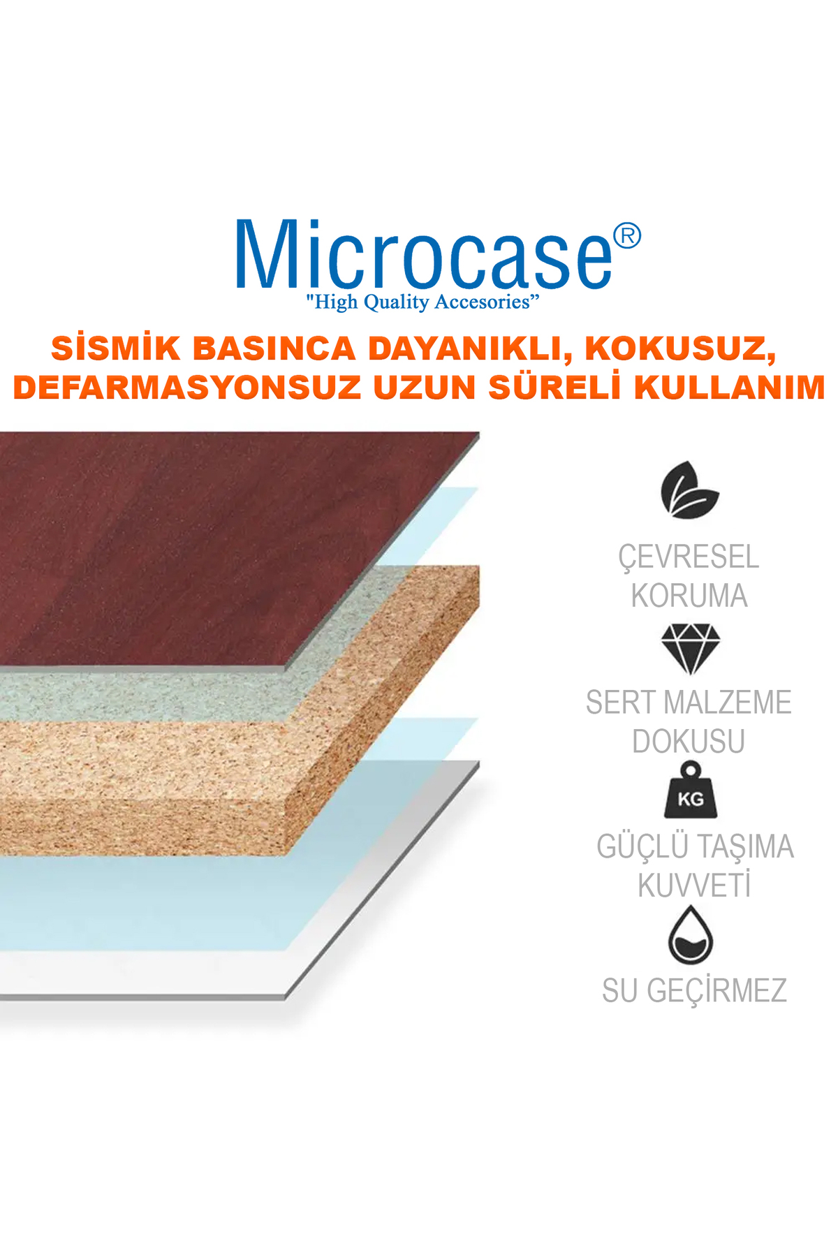 Microcase Portatif Atlantik Çam MDF Laptop Sehpası Katlanabilir Çalışma ...