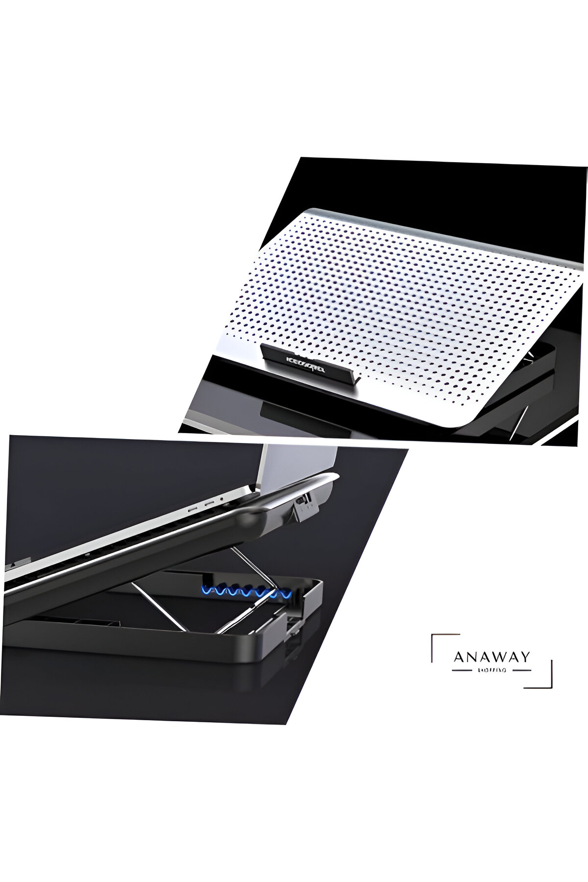 anaway Ice Coorel A18 Laptop Soğutucu,Oyuncu Metalik Yüzey Notebook ...