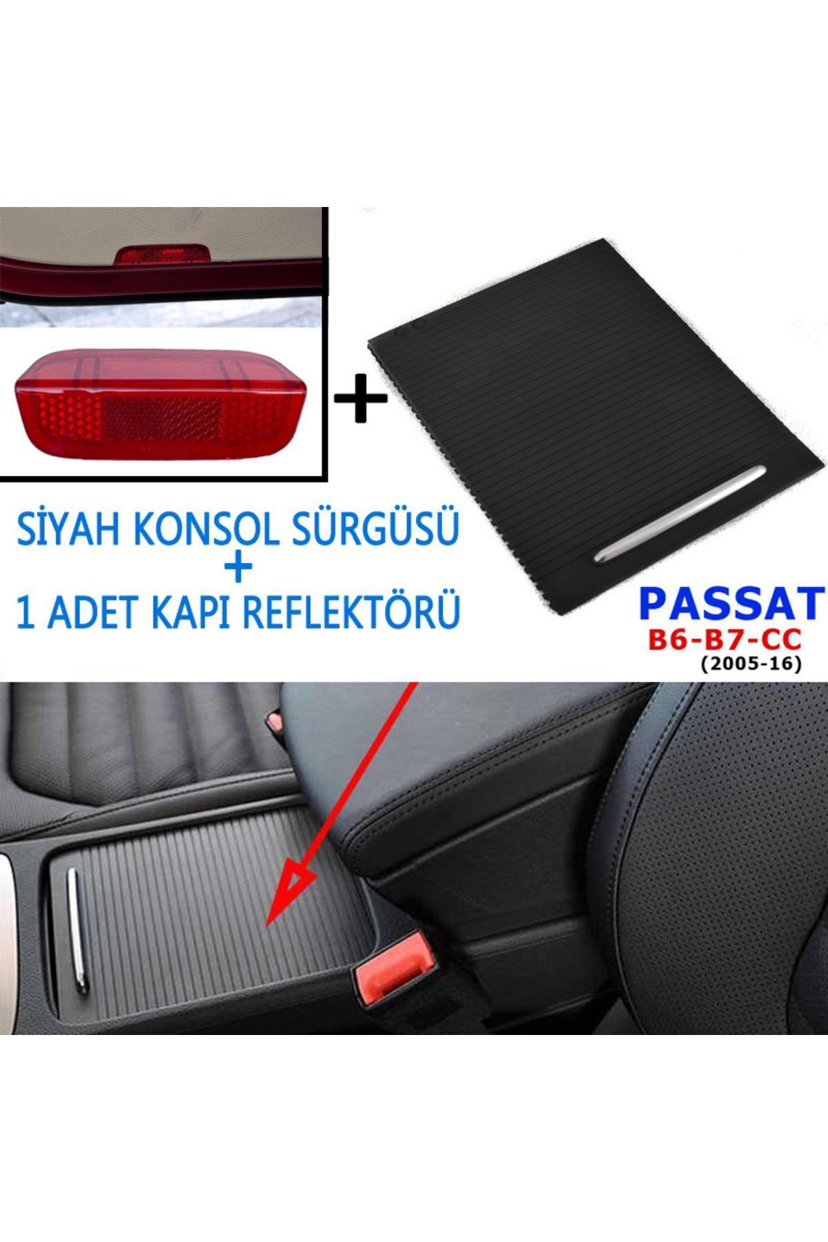 İthal VW Passat B6 (2006-2011) Uyumlu Orta Konsol Sürgülü Kapak ...