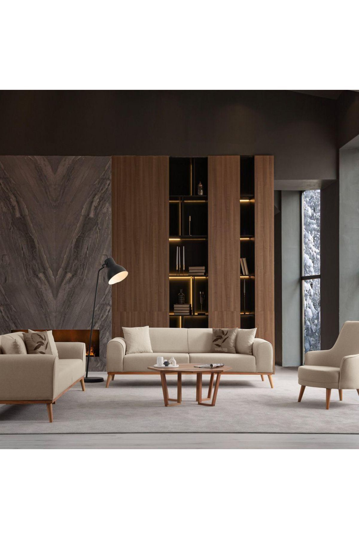 EDSY HOME Rebull 3+3+1+1 Koltuk Takımı Sütlü Kahve Fiyatı, Yorumları ...