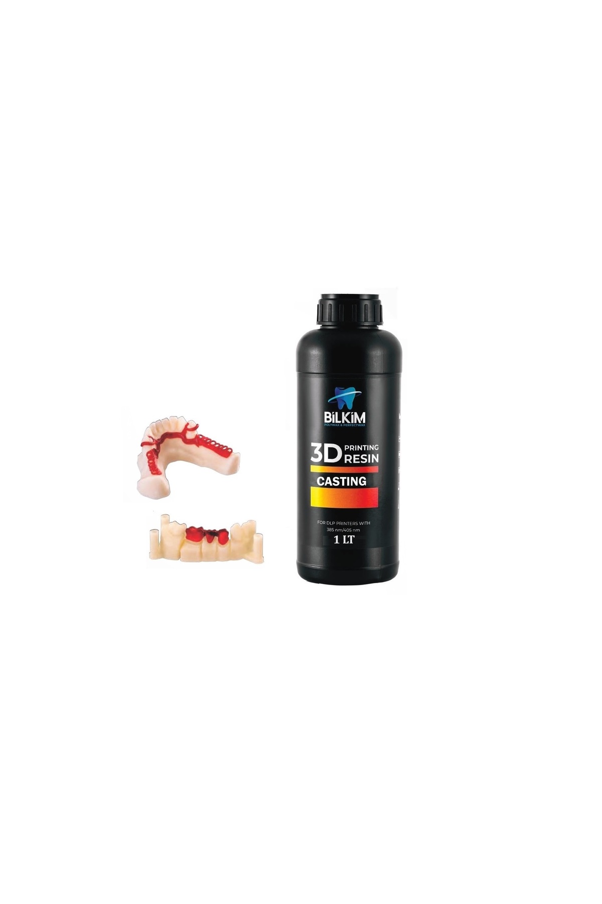 bilkim Dişçilik Döküm Reçine - 3D Yazıcı Reçine - 1 lt - Kırmızı ...