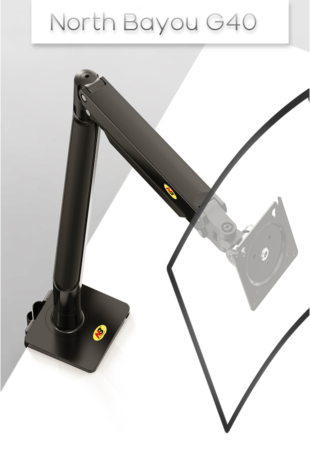 DailyTech NB G40 Gaz Yay Kolu 22-40 İnç Ekran Masaüstü Monitör Tutucu ...