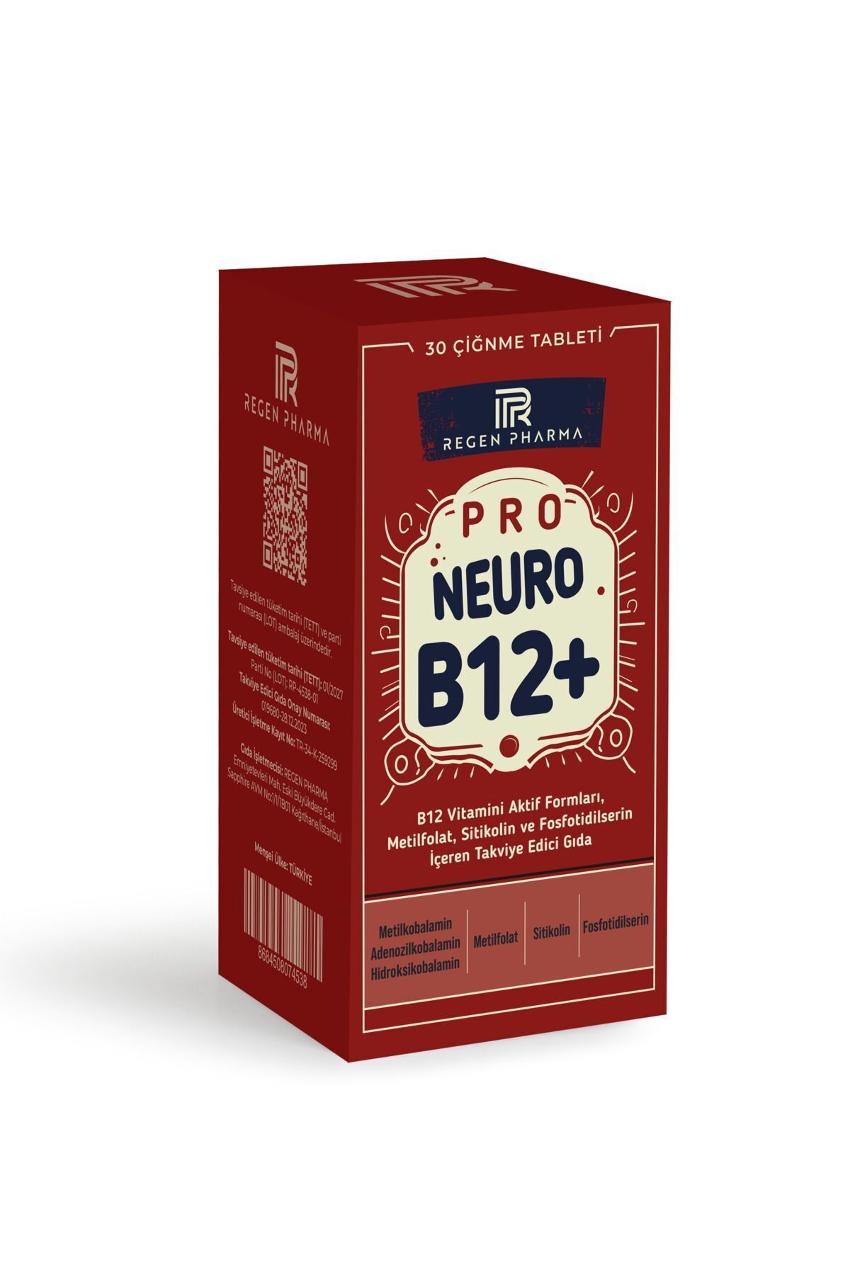 Regen Pharma ProNeuro B12+ - Fiyatı, Yorumları