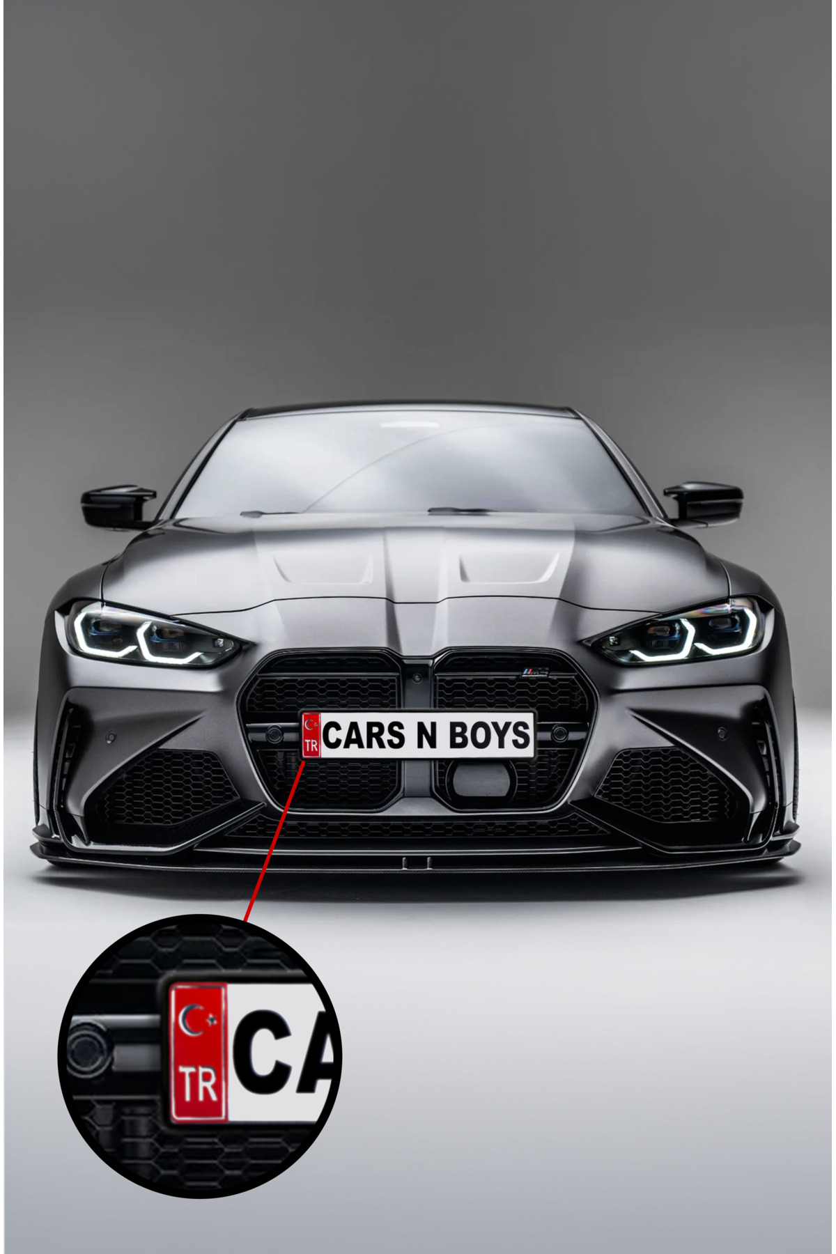 CARSNBOYS Türkiye Tr Plaka Sticker - Aluminyum 2'li Ay yıldız Kabartma ...