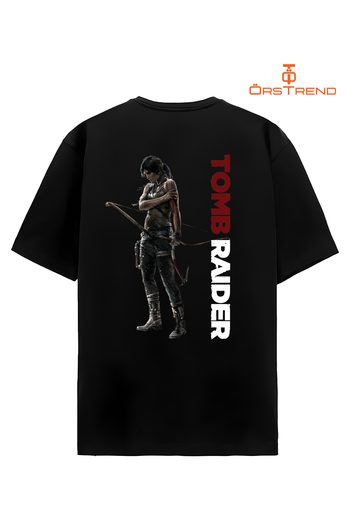 ÖRSTREND Tomb Raider Printed - Oversize Cut T-Shirt- Trendyol