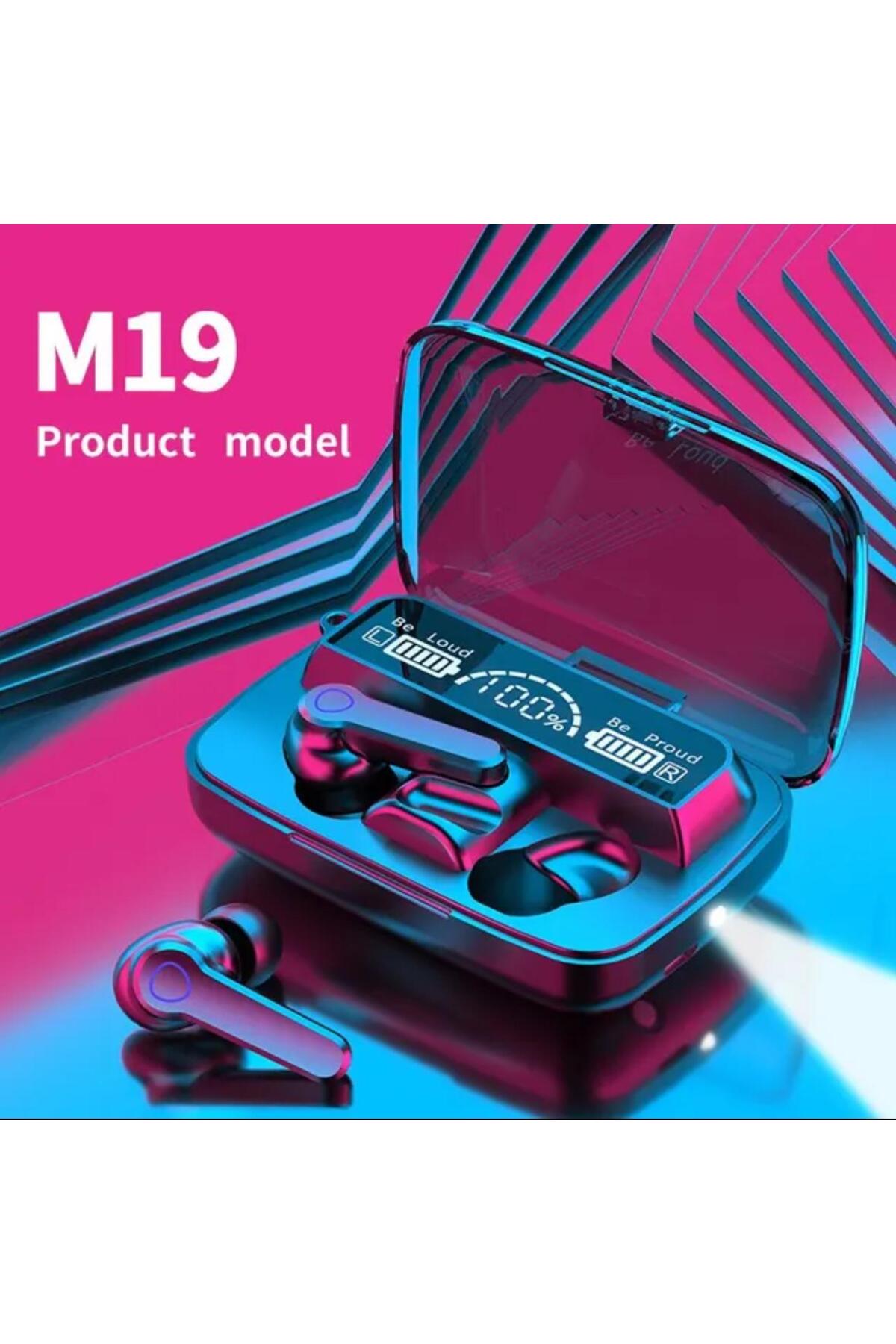 LENSUN M19 Bt5.1 Kablosuz Kulaklık 3d Dokunmatik Kontrol Led Dijital ...